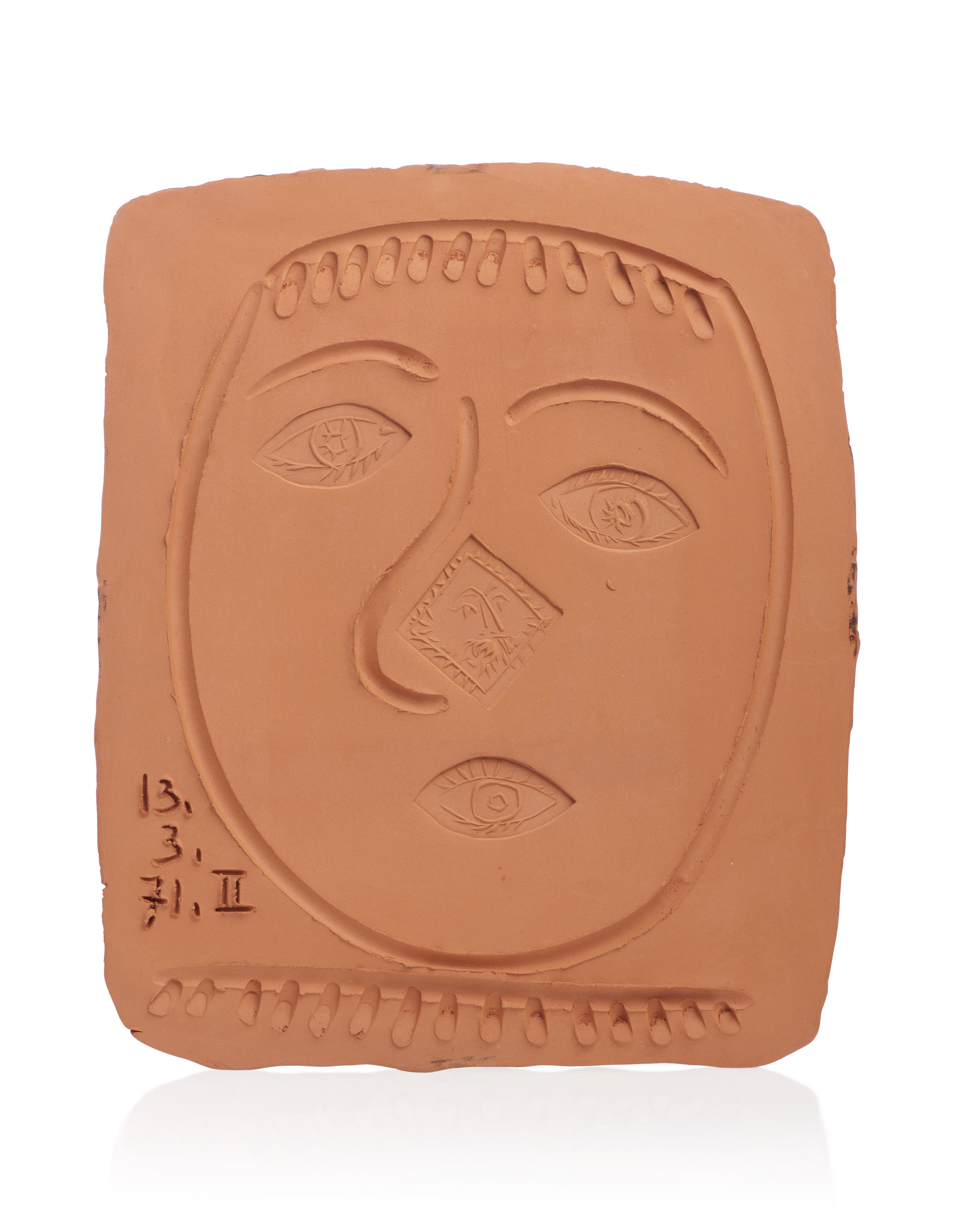 PABLO PICASSO (1881-1973), Visage au nez rond (A.R. 621) | Christie’s