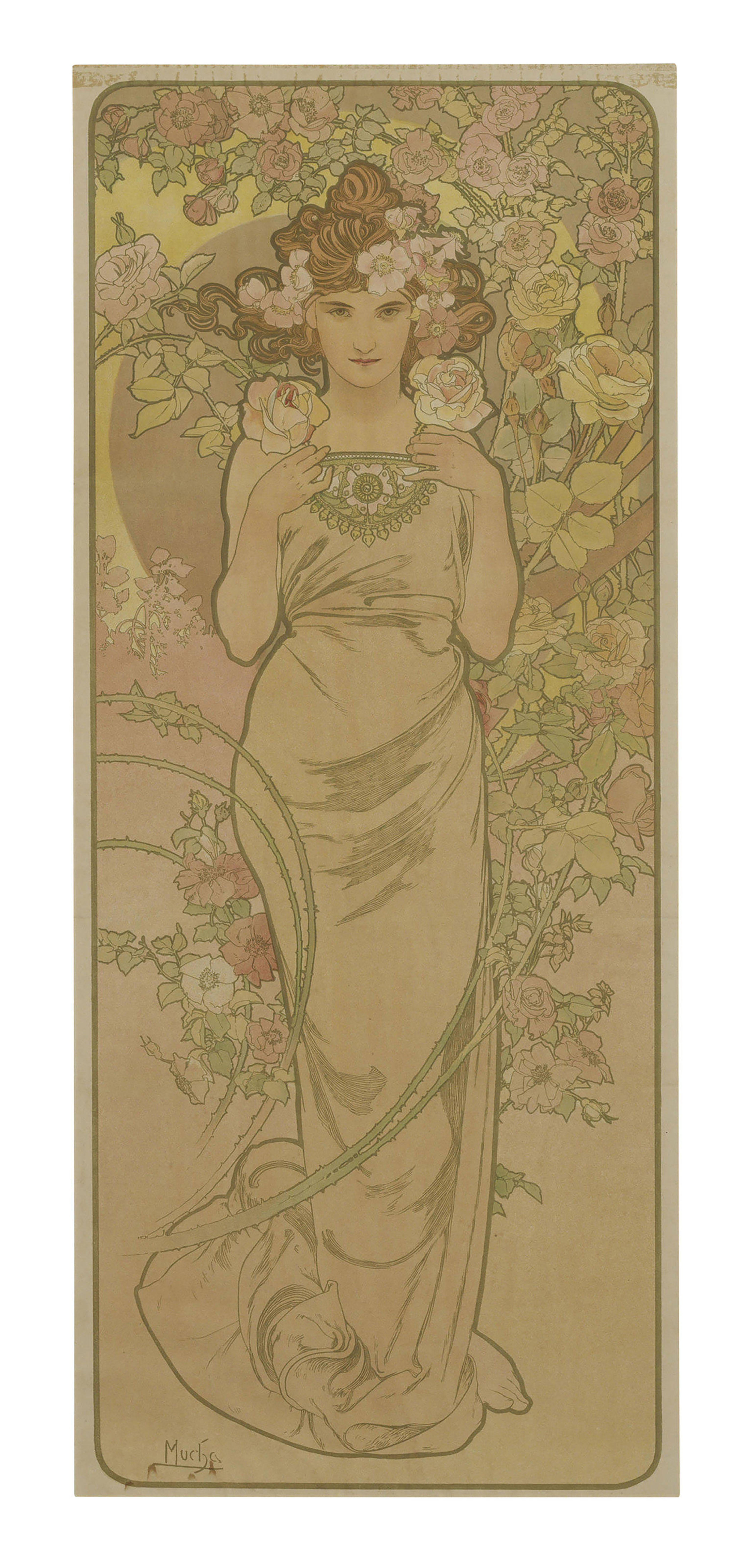 Alphonse Mucha Rose Alphonse Mucha Rose Poster