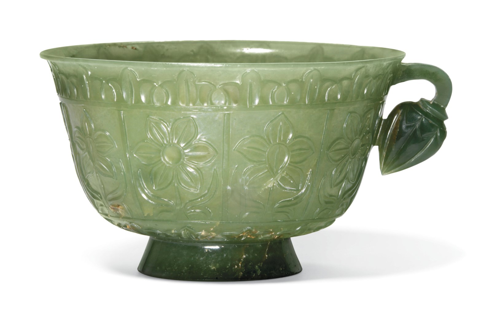 A MUGHAL-STYLE PALE GREEN JADE CUP, 19TH CENTURY | Christie's