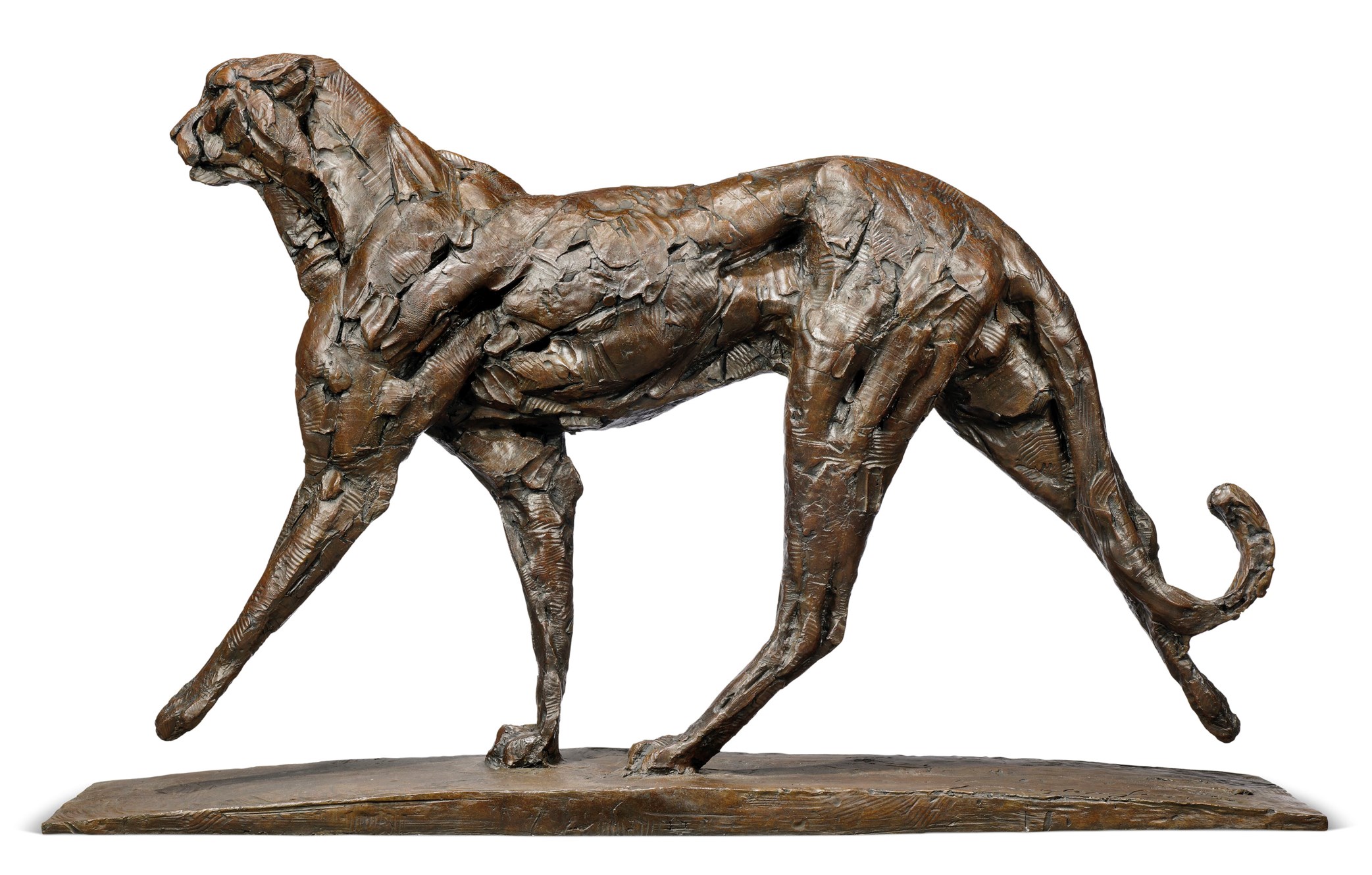 Dylan Lewis (b. 1964), Walking cheetah III | Christie's