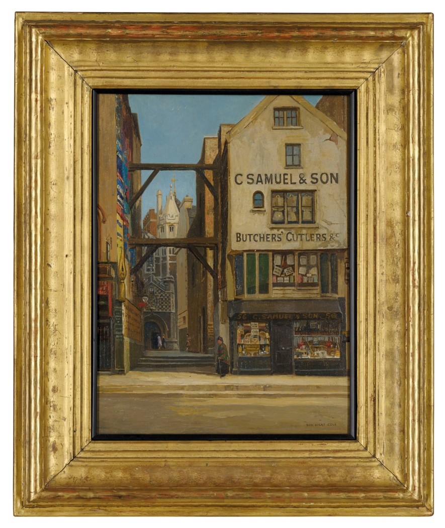 Reginald Rex Vicat Cole, R.O.I. (British, 1870-1940), The little shop ...