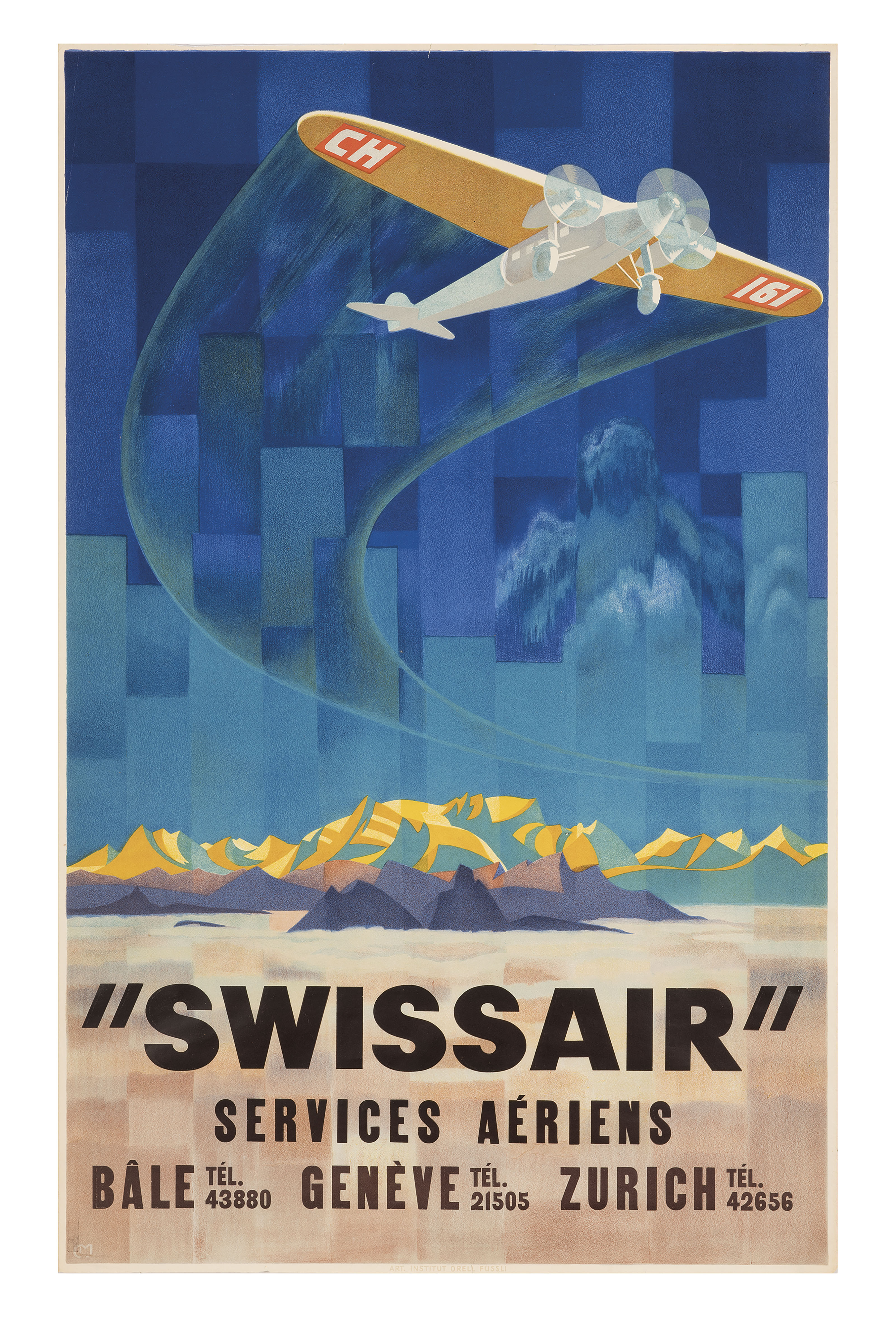 CARL MOOS (1878-1959) , SWISSAIR | Christie's