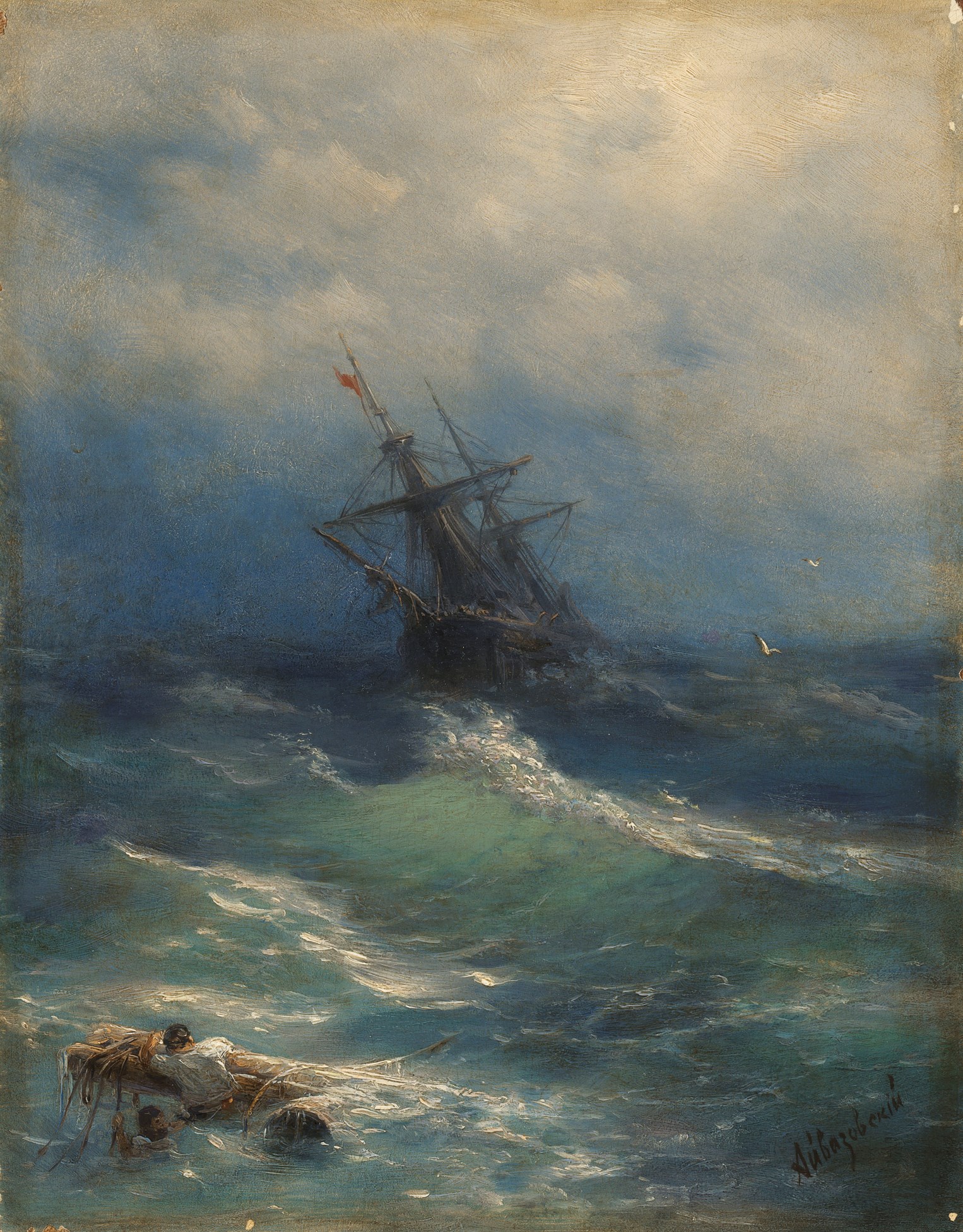 Ivan Aivazovsky (1817-1900), Stormy seas | Christie's