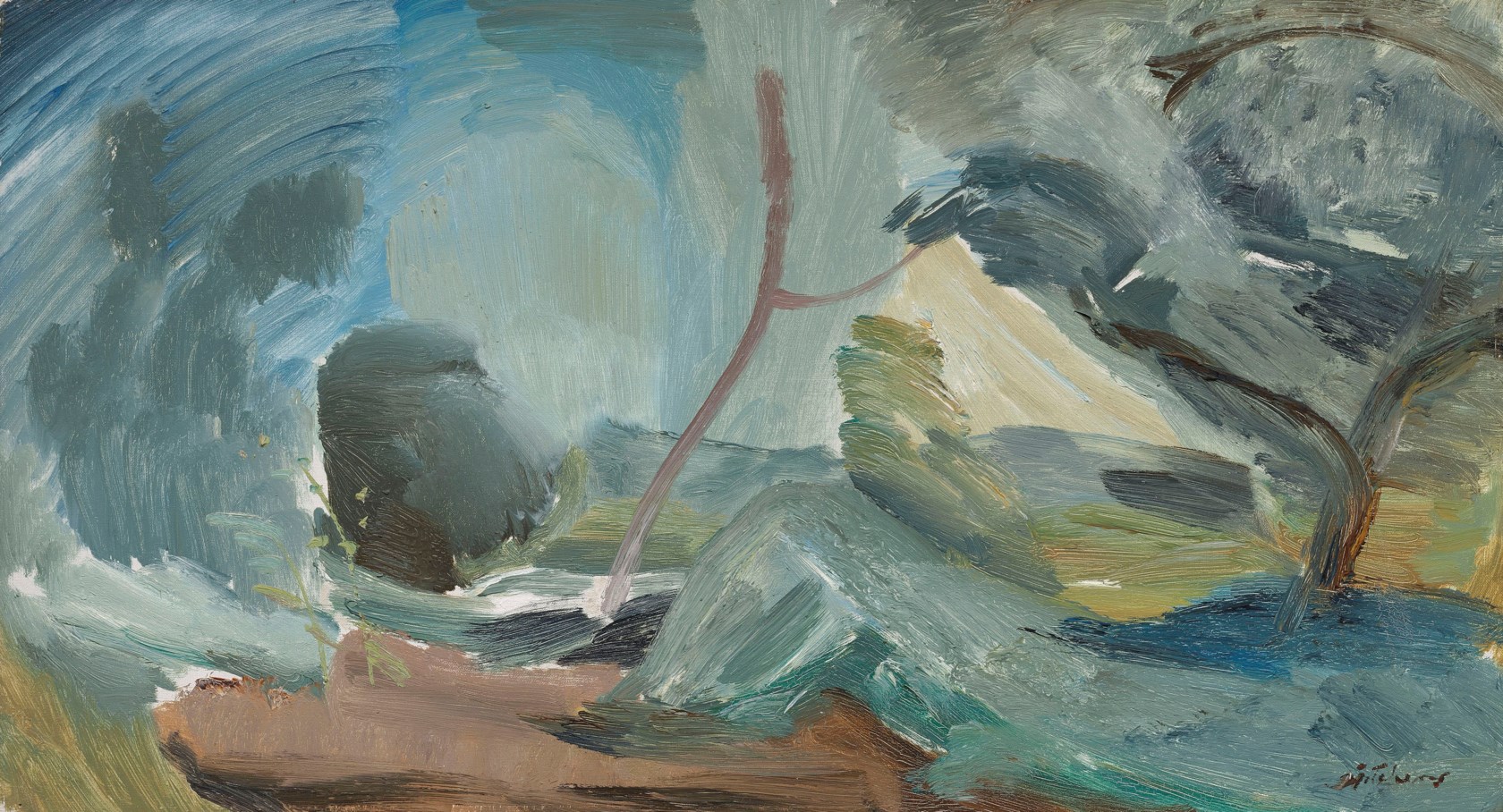 Ivon Hitchens (1893-1979), Wind over Bracken | Christie's