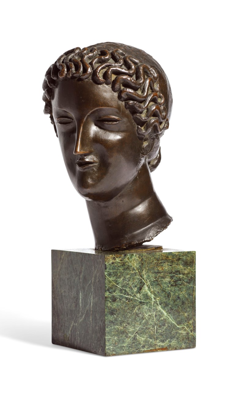 Elie Nadelman (1882-1946), Head of a woman | Christie's