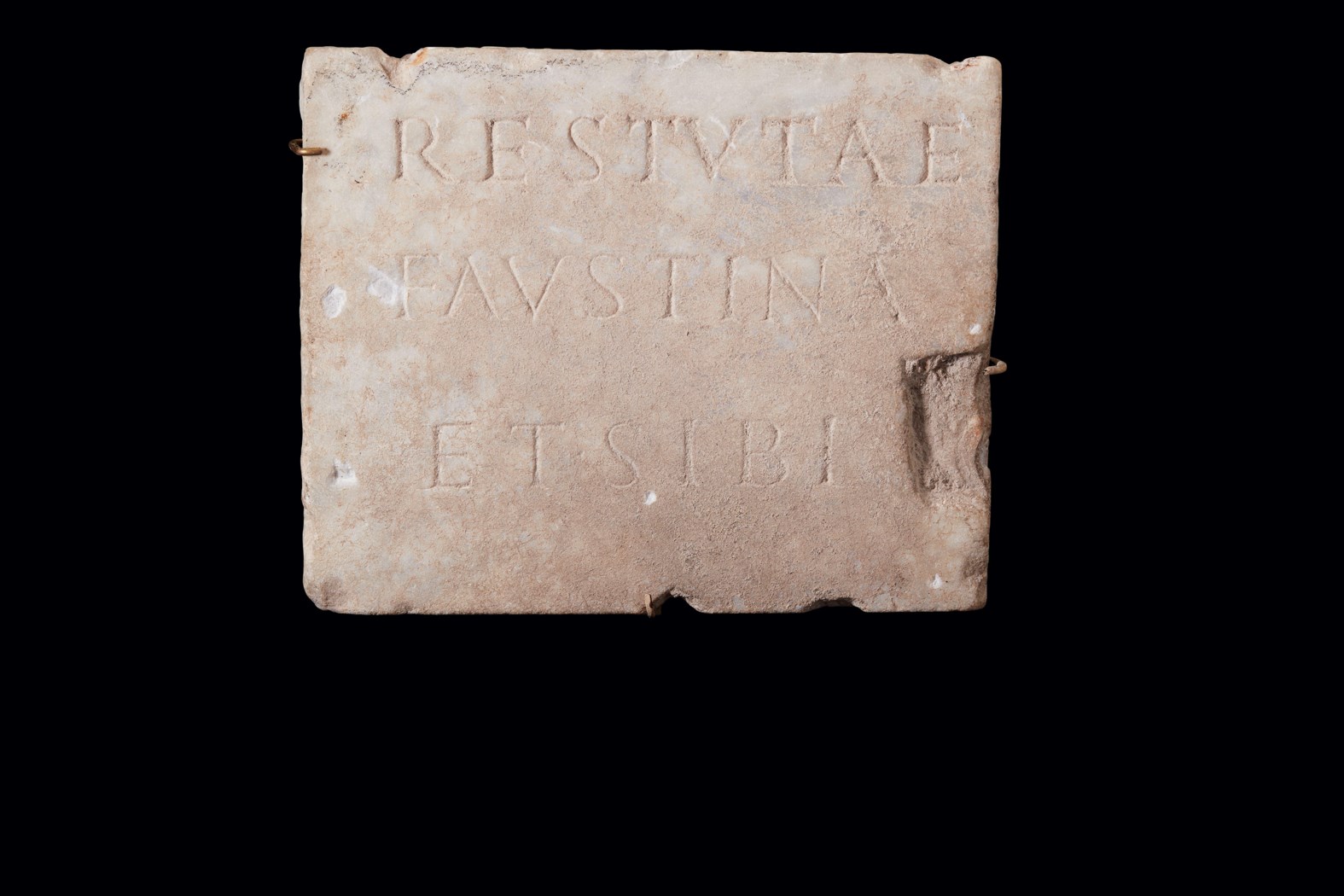 A ROMAN MARBLE FUNERARY PLAQUE, CIRCA 50-150 A.D. | Christie's