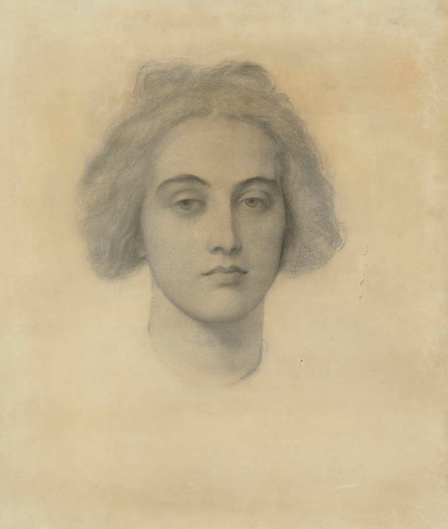 George Frederick Watts, O.M., R.A. (1817-1904), Head study of Virginia ...