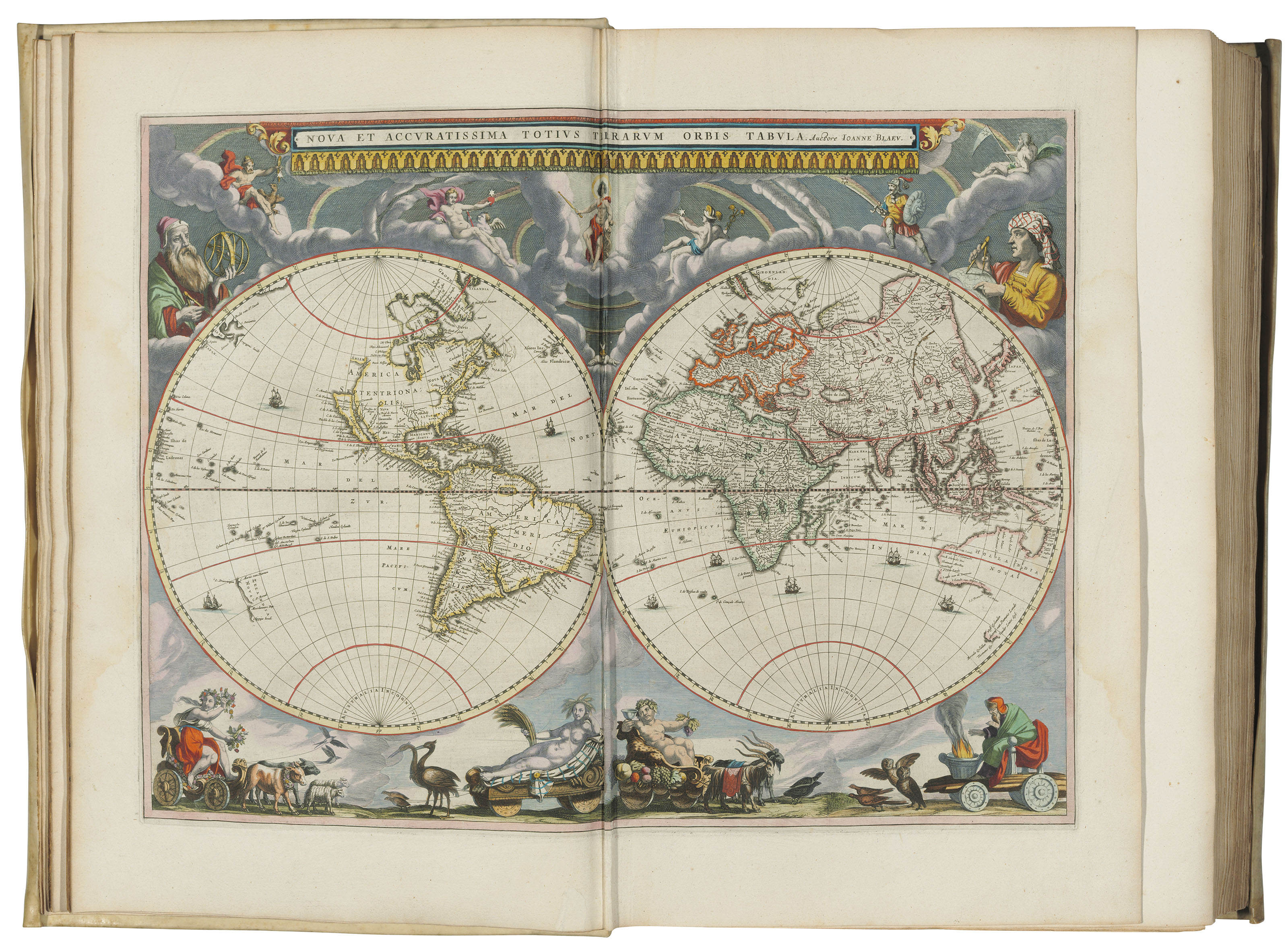 BLAEU, Willem (1571-1638) and Jan BLAEU (1596-1673). Grooten Atlas [ Atlas Major ]. Amsterdam ...