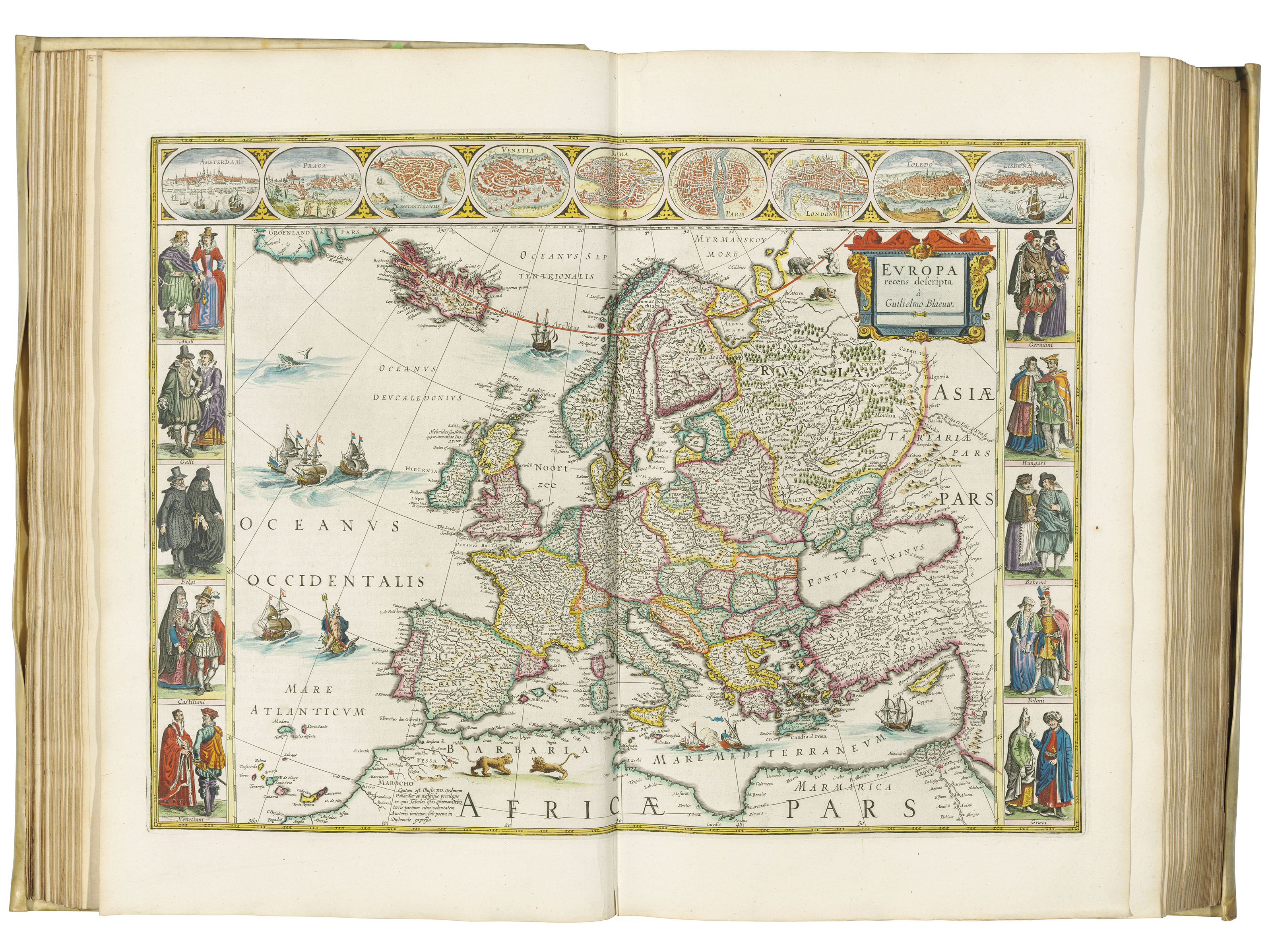 BLAEU, Willem (1571-1638) and Jan BLAEU (1596-1673). Grooten Atlas [ Atlas Major ]. Amsterdam ...