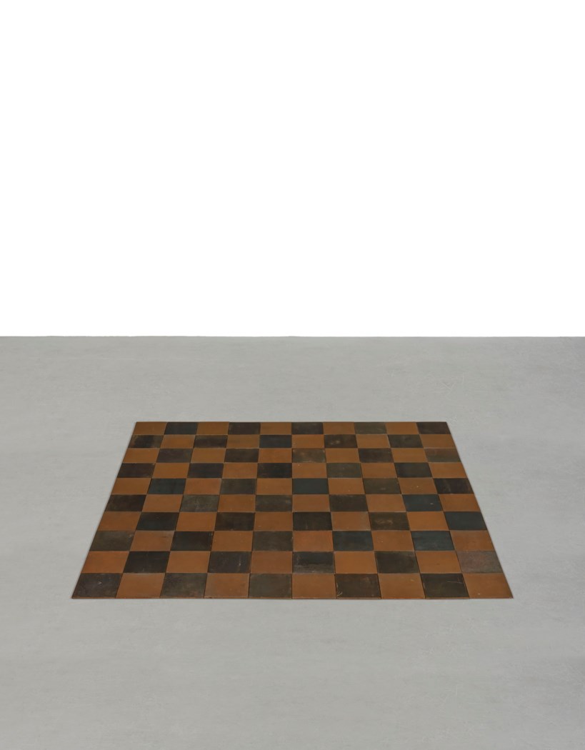 Carl Andre (b. 1935), Copper-Steel Alloy Square | Christie's