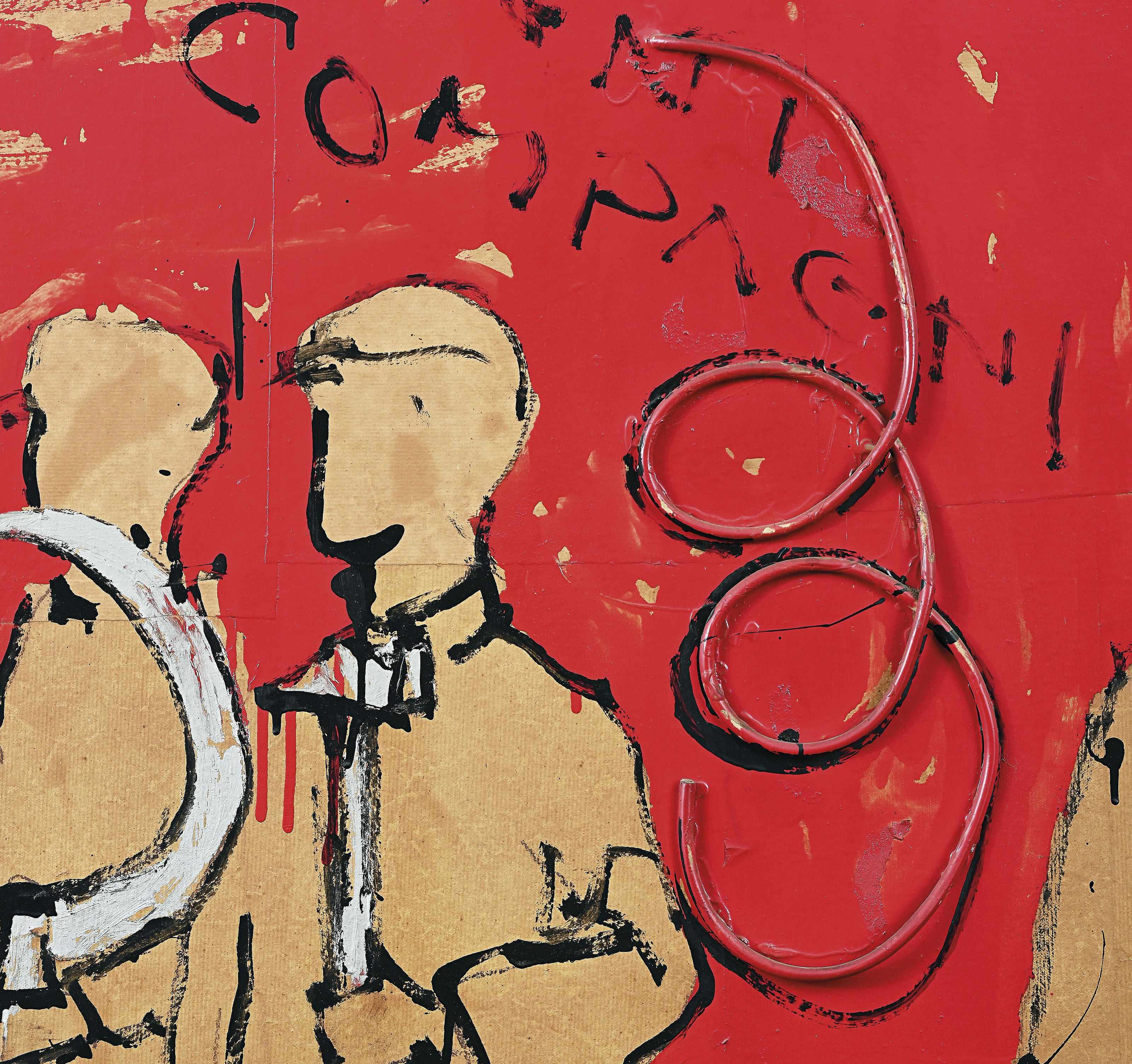 Mario Schifano (1934-1998) , Compagni Compagni (Comrades Comrades ...