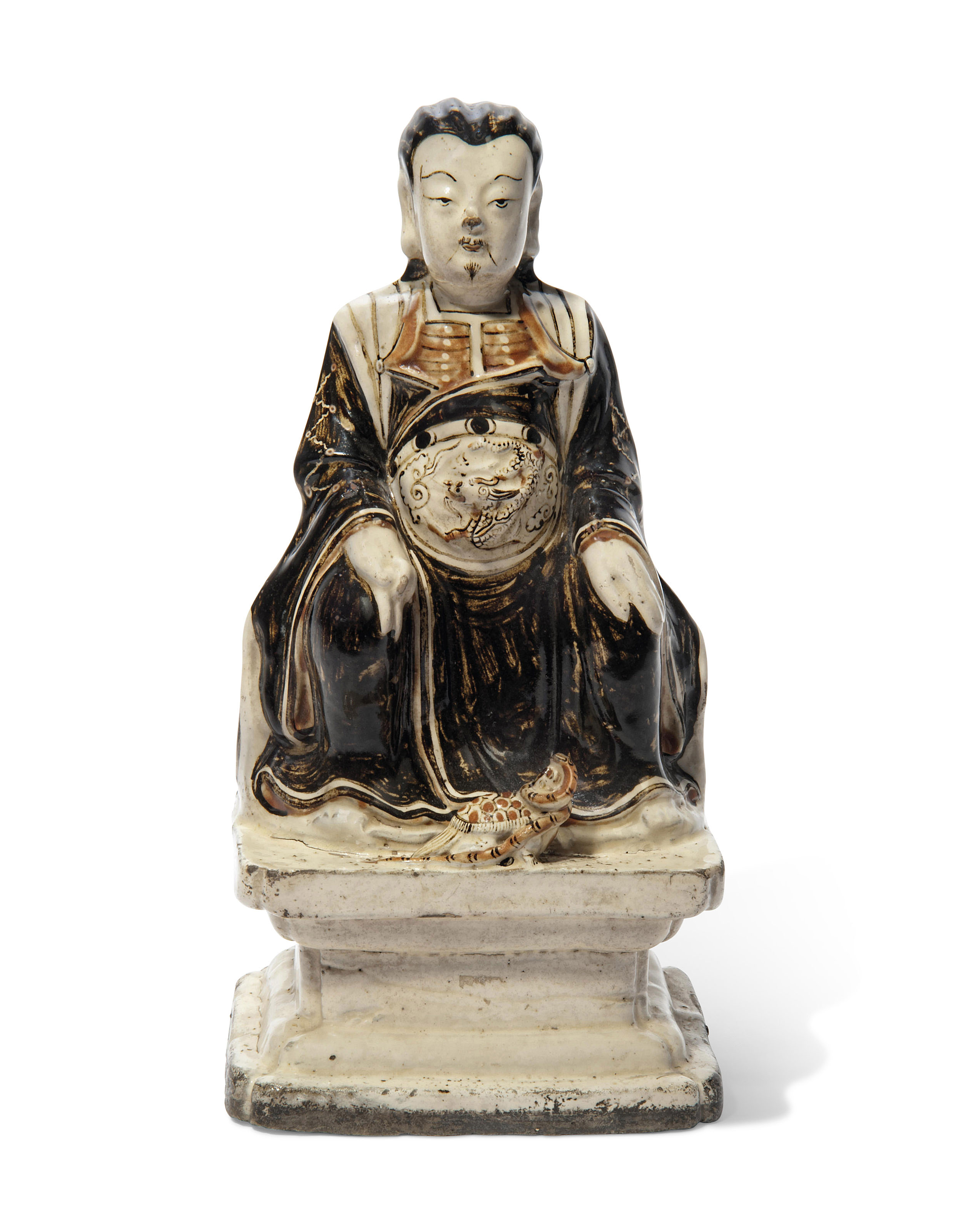 A CIZHOU FIGURE OF ZHENWU, 15TH CENTURY | Christie’s
