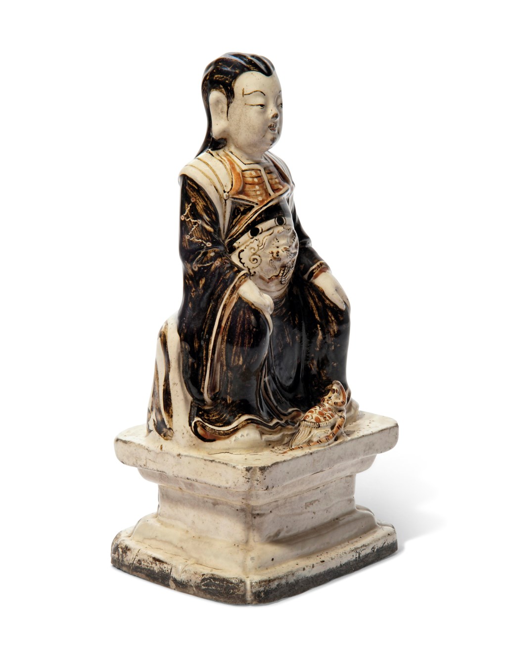 A CIZHOU FIGURE OF ZHENWU, 15TH CENTURY | Christie’s