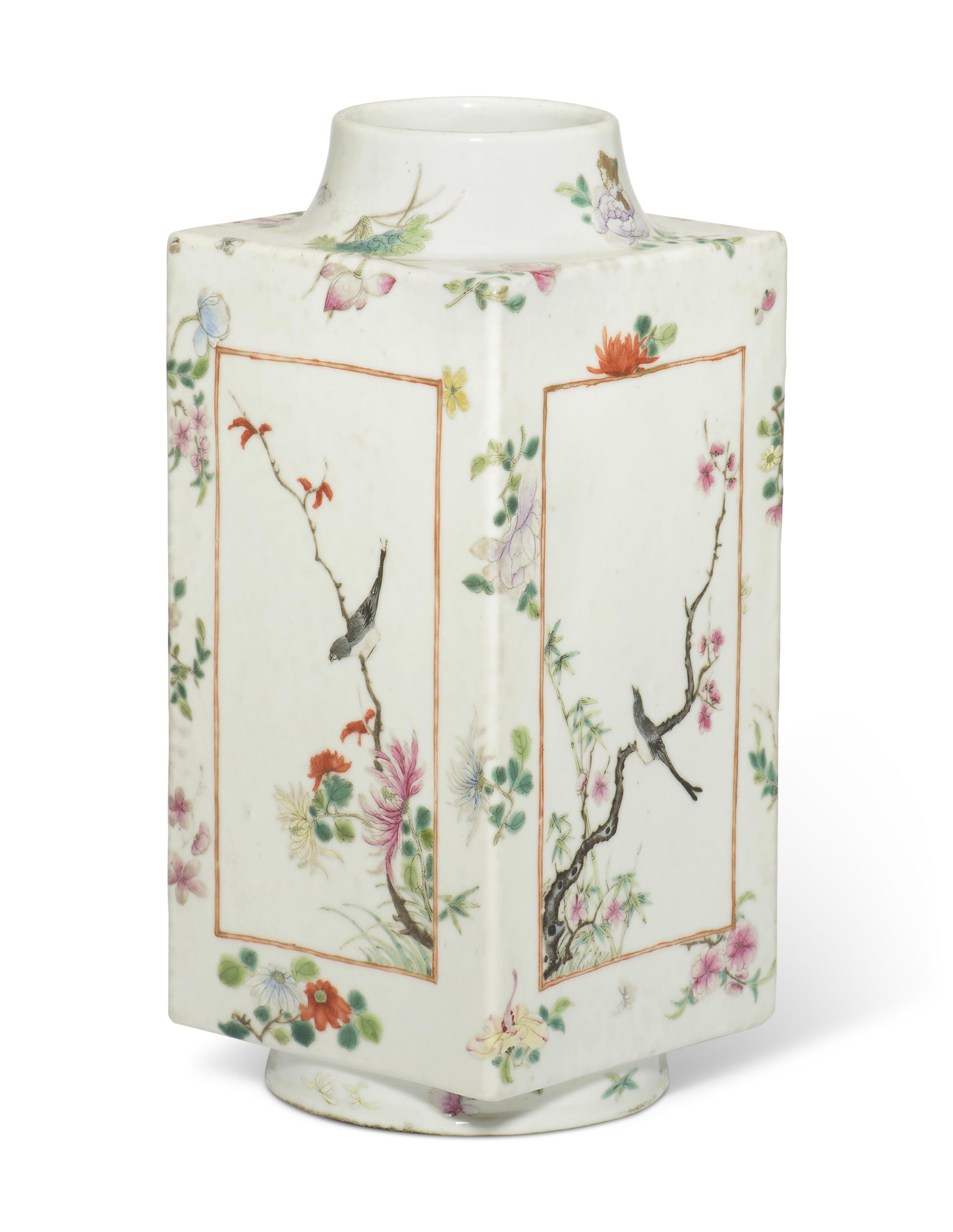 A FAMILLE ROSE CONG-FORM VASE, 20TH CENTURY | Christie’s