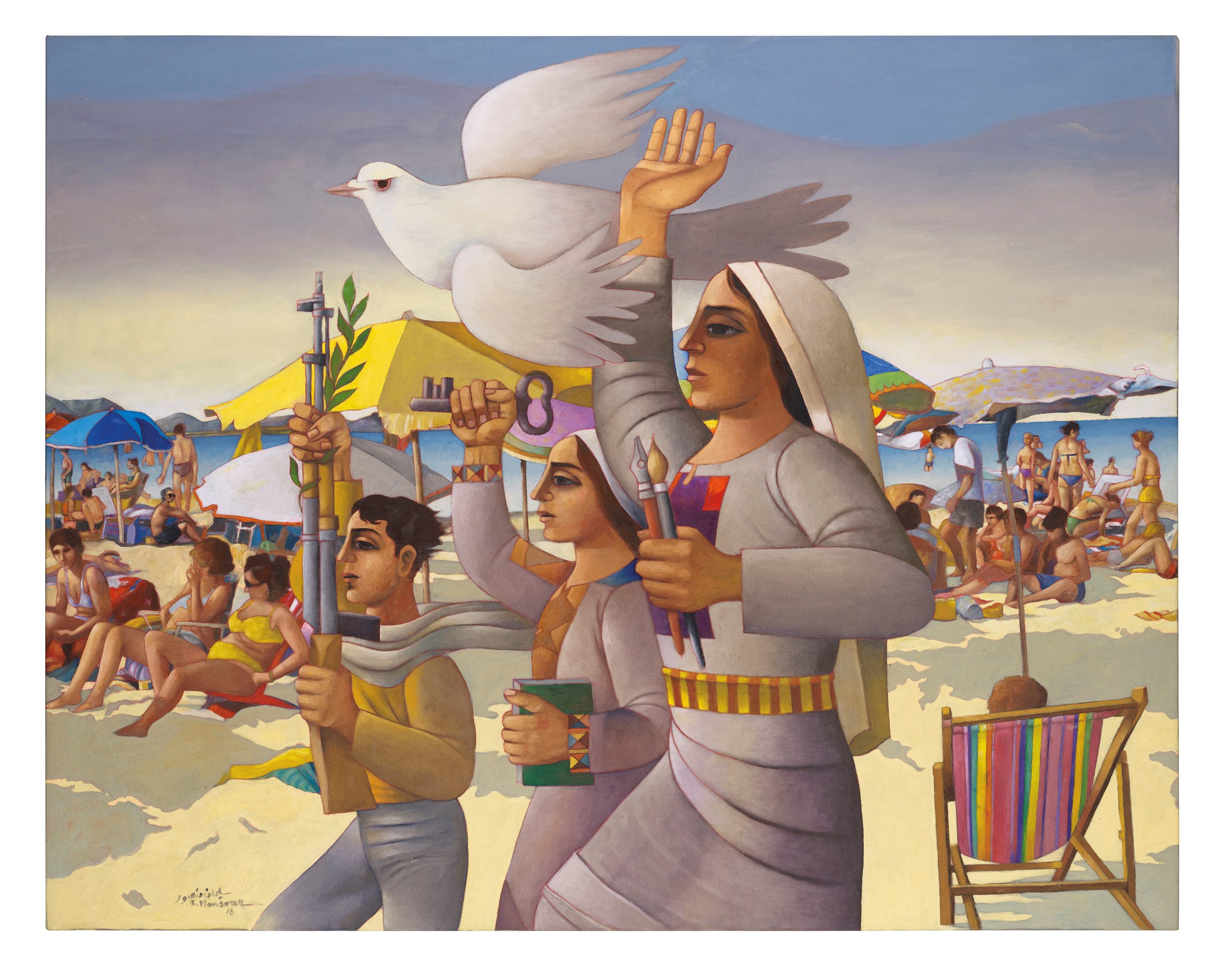 Suleiman Mansour (Palestinian, b. 1947)