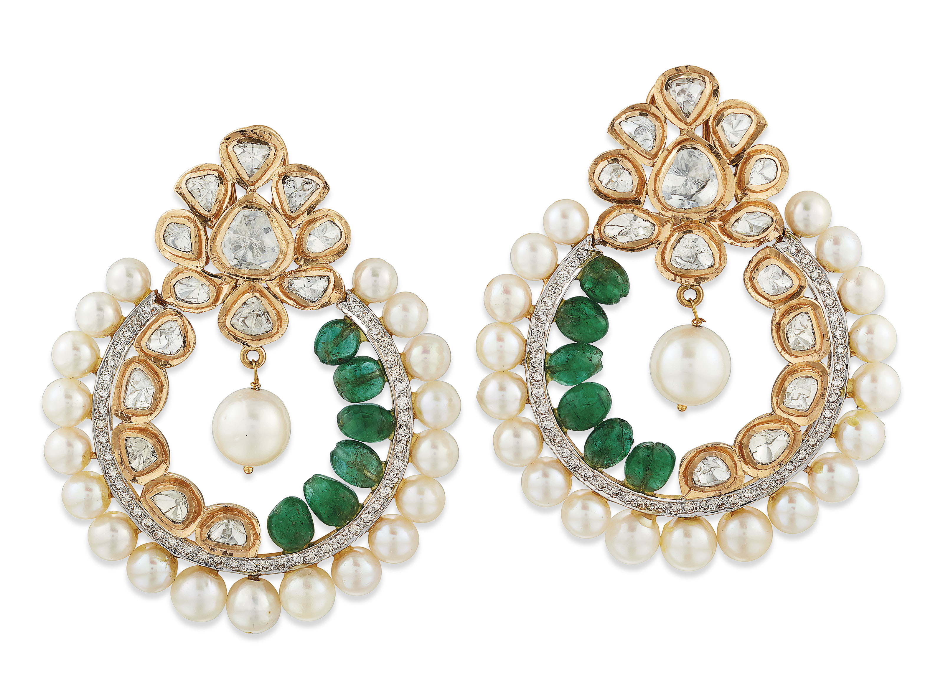 MULTI-GEM AND DIAMOND BROOCH | Christie's
