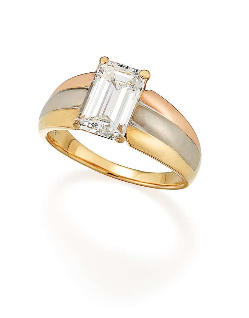 DIAMOND RING, MOUNT BY CARTIER | Christie's