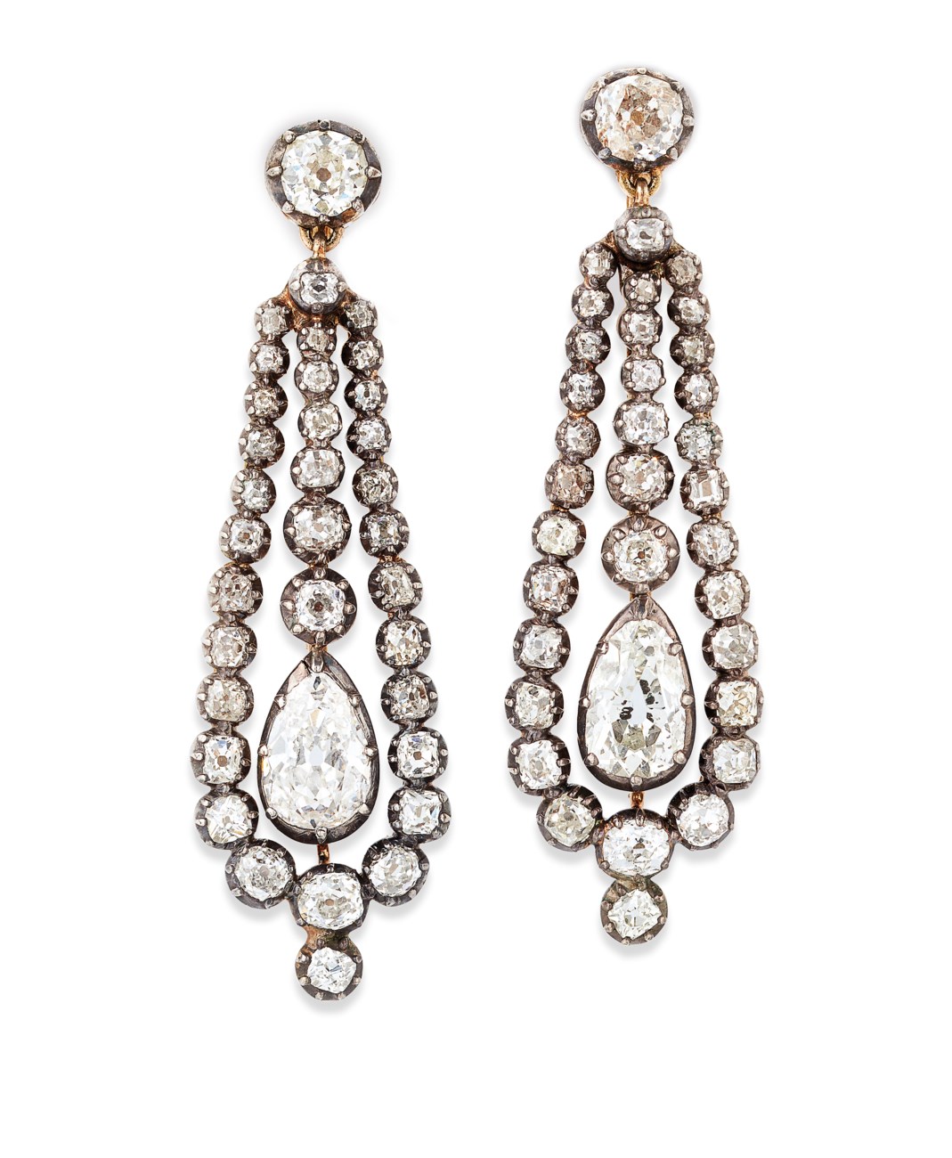 EARLY 19TH CENTURY DIAMOND EARRINGS | Christie's