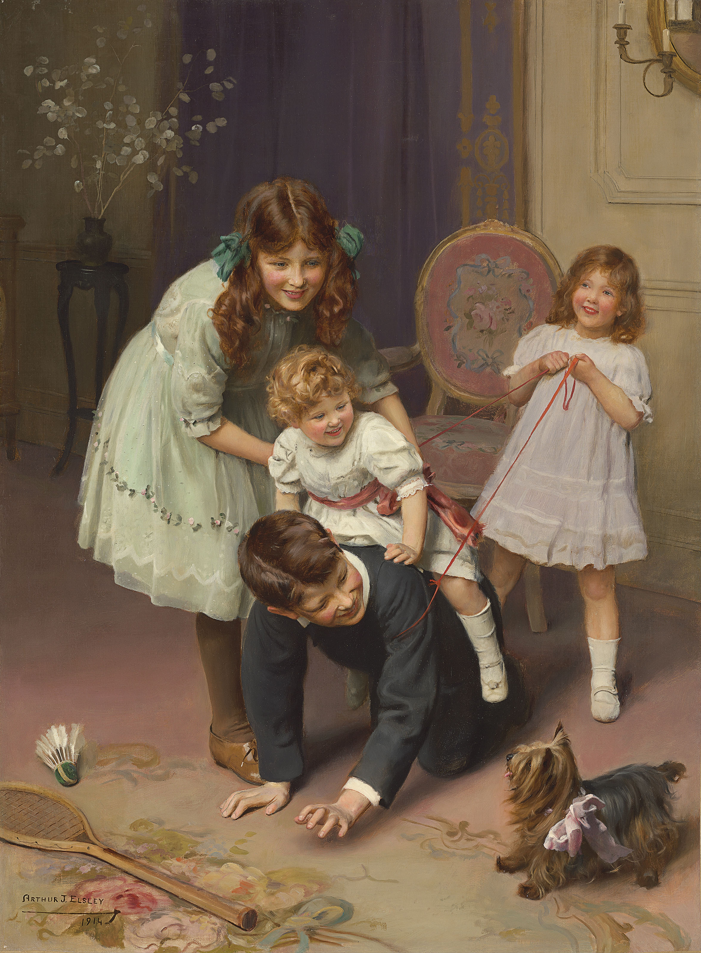 Arthur John Elsley (1860-1952) , Gee-up | Christie's