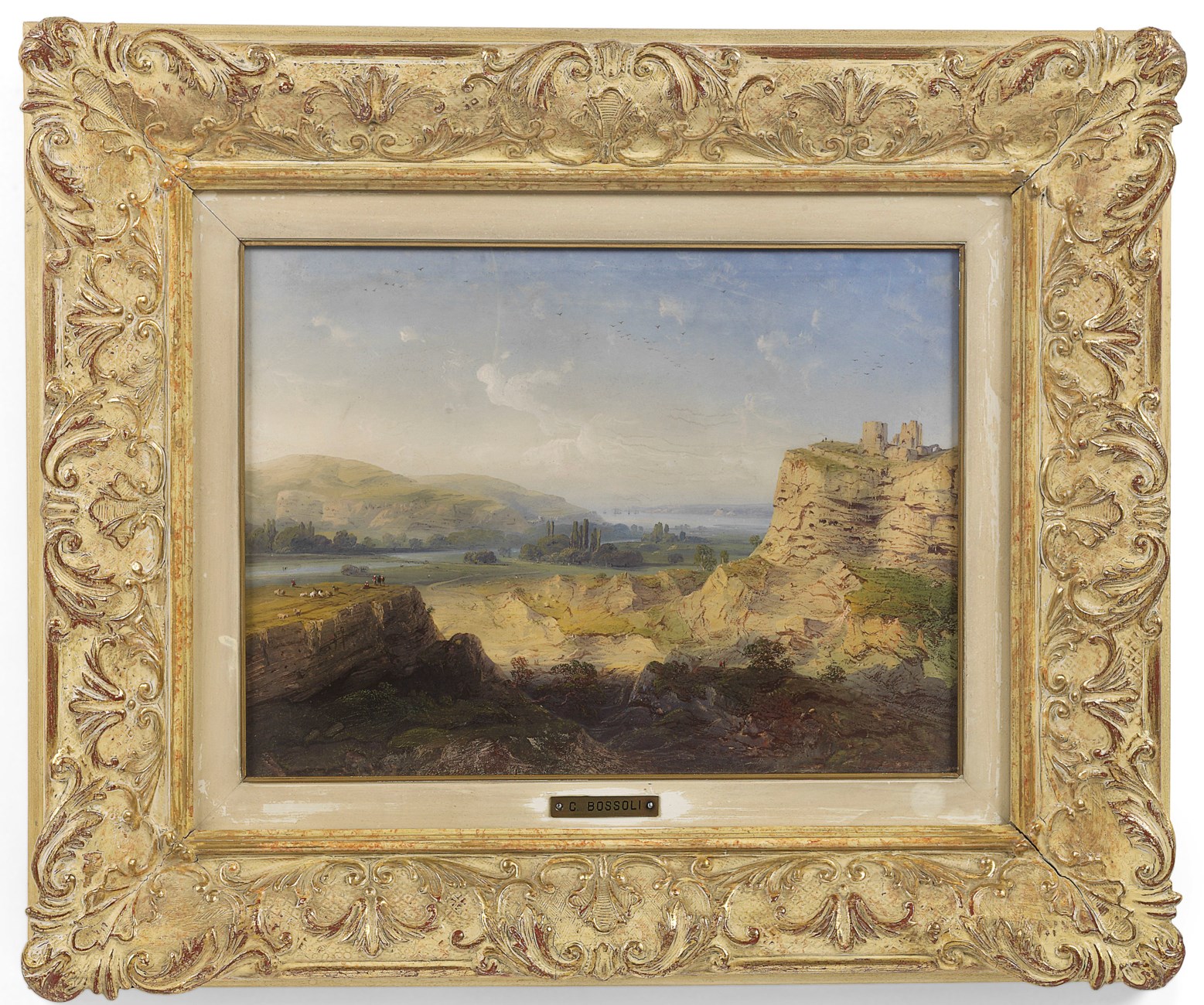 Carlo Bossoli (Italian, 1815-1884), A view of Crimea, the Inkerman ...