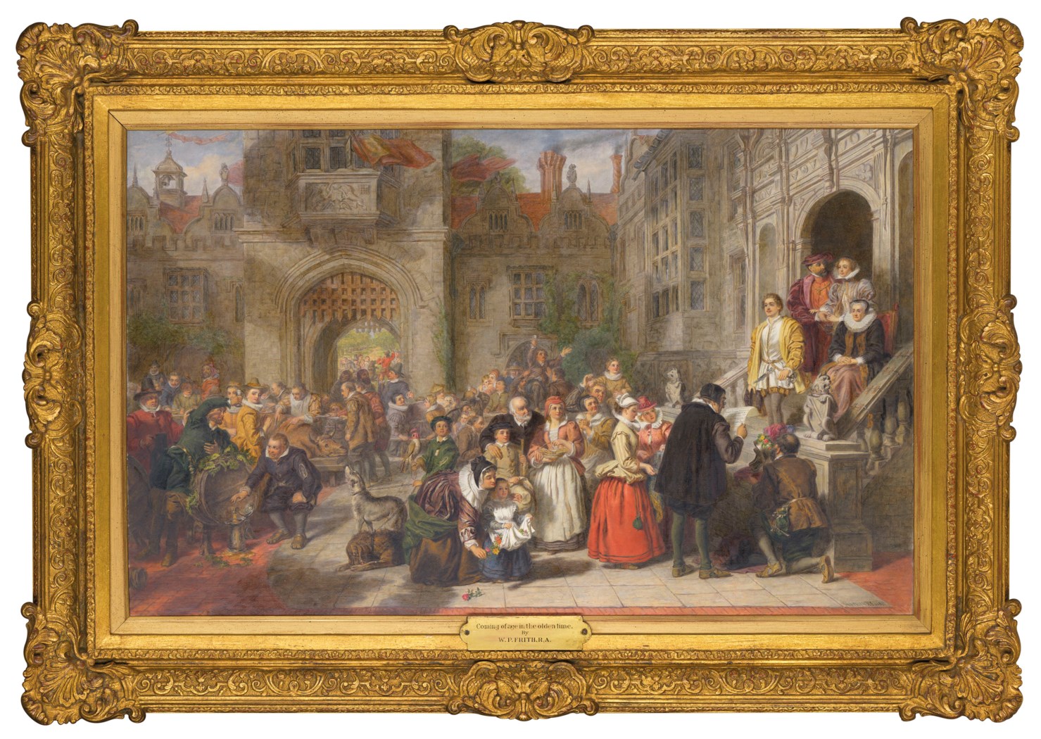 William Powell Frith, R.A. (1819-1909), Coming of Age in the Olden Time ...