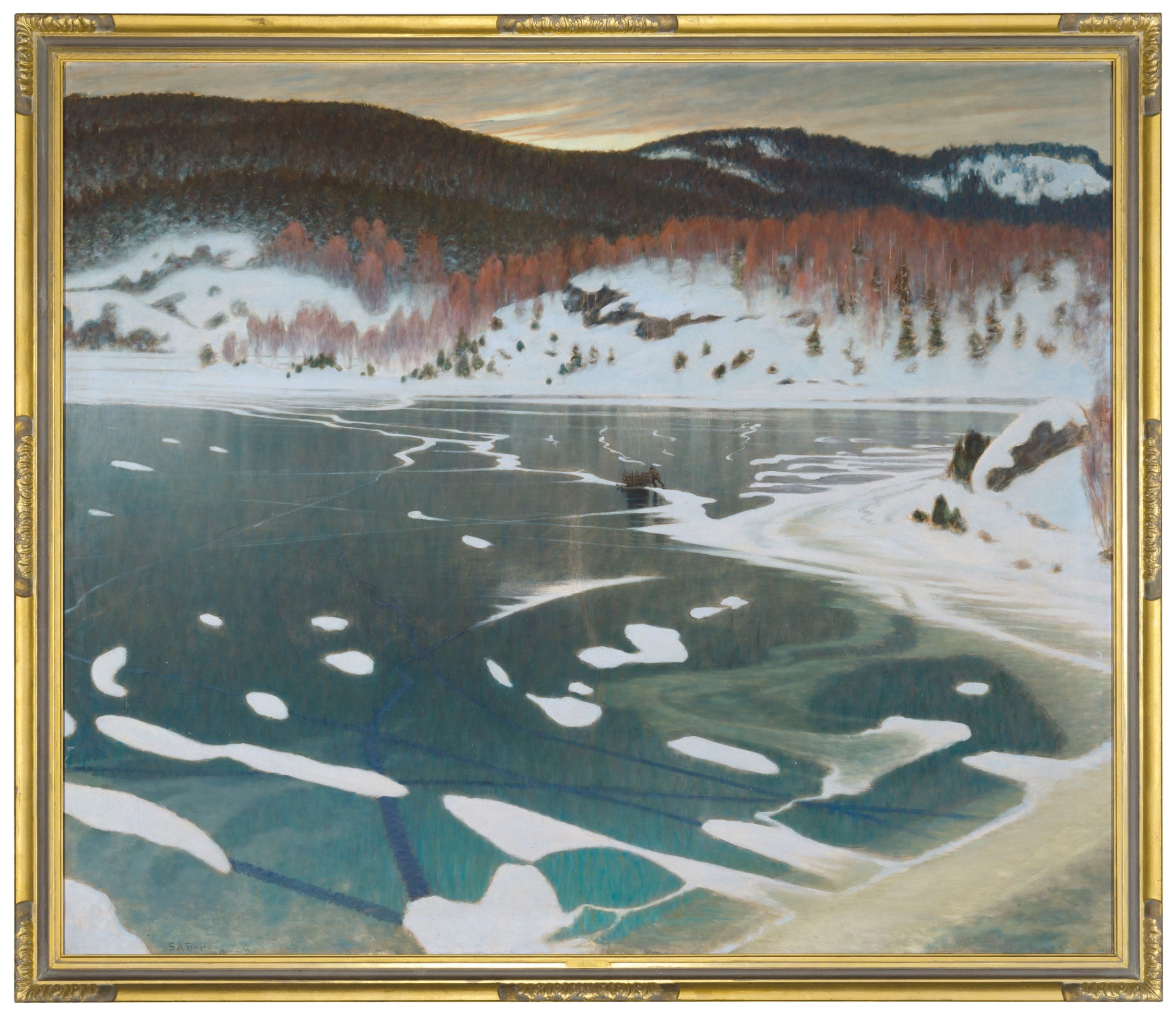 Gustaf Adolf Fjaestad (Swedish, 1868-1948), Winter in Vermland | Christie's
