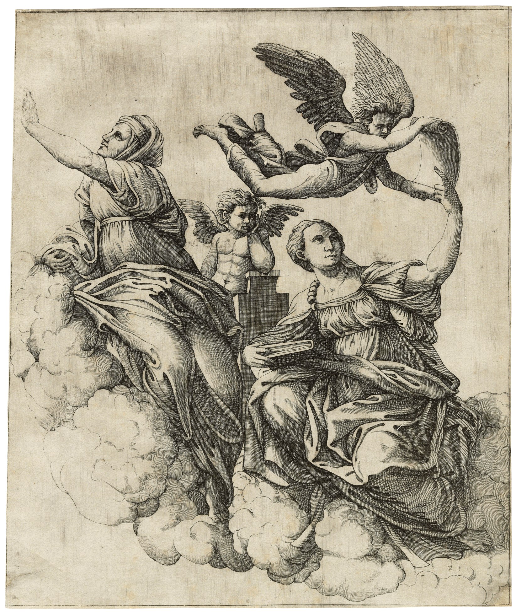 SCHOOL OF MARCANTONIO RAIMONDI (1480-1534) AFTER RAPHAEL (1483-1520 ...