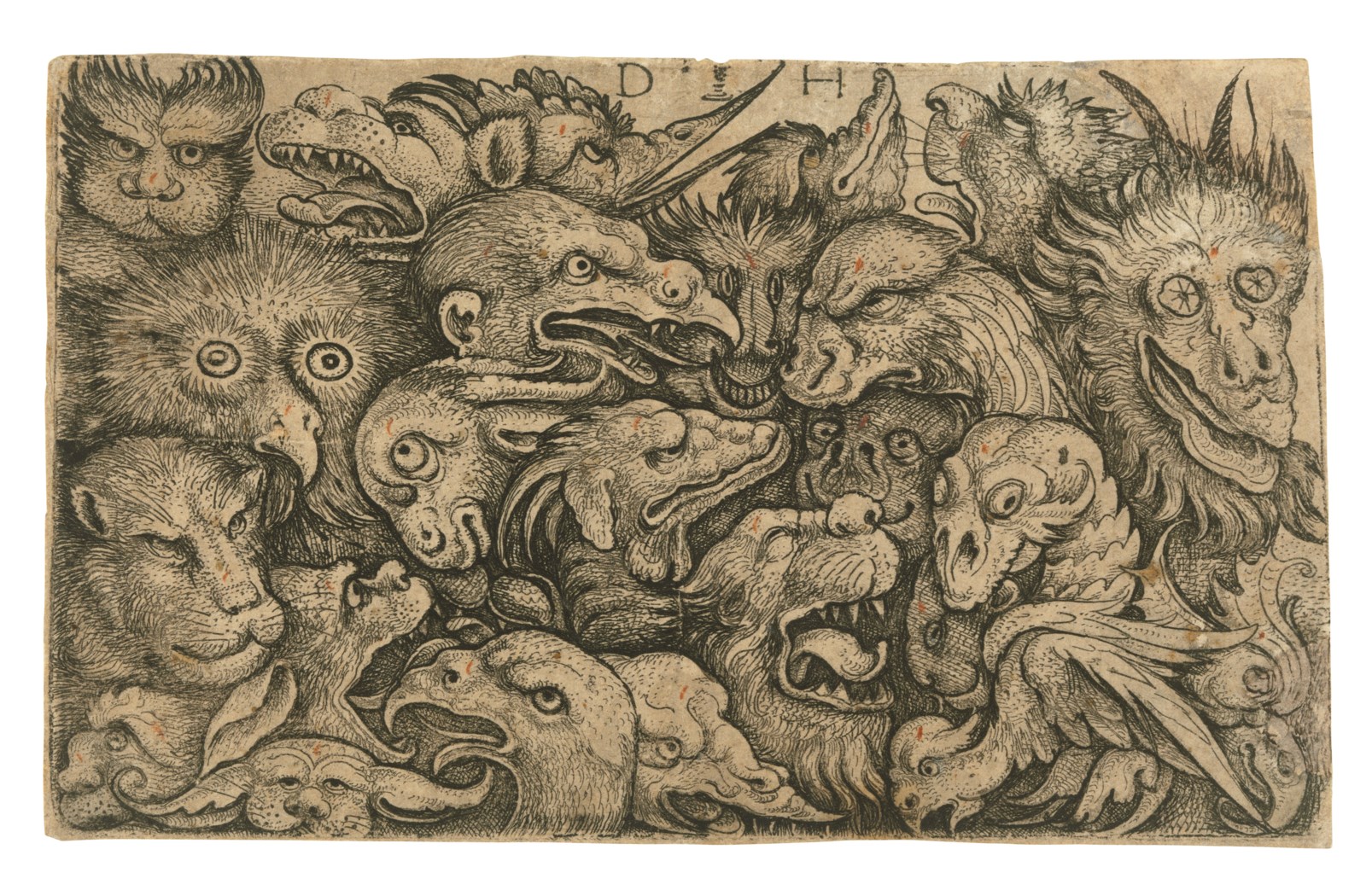 DANIEL HOPFER (1470-1536), Heads of grotesque Animals | Christie's