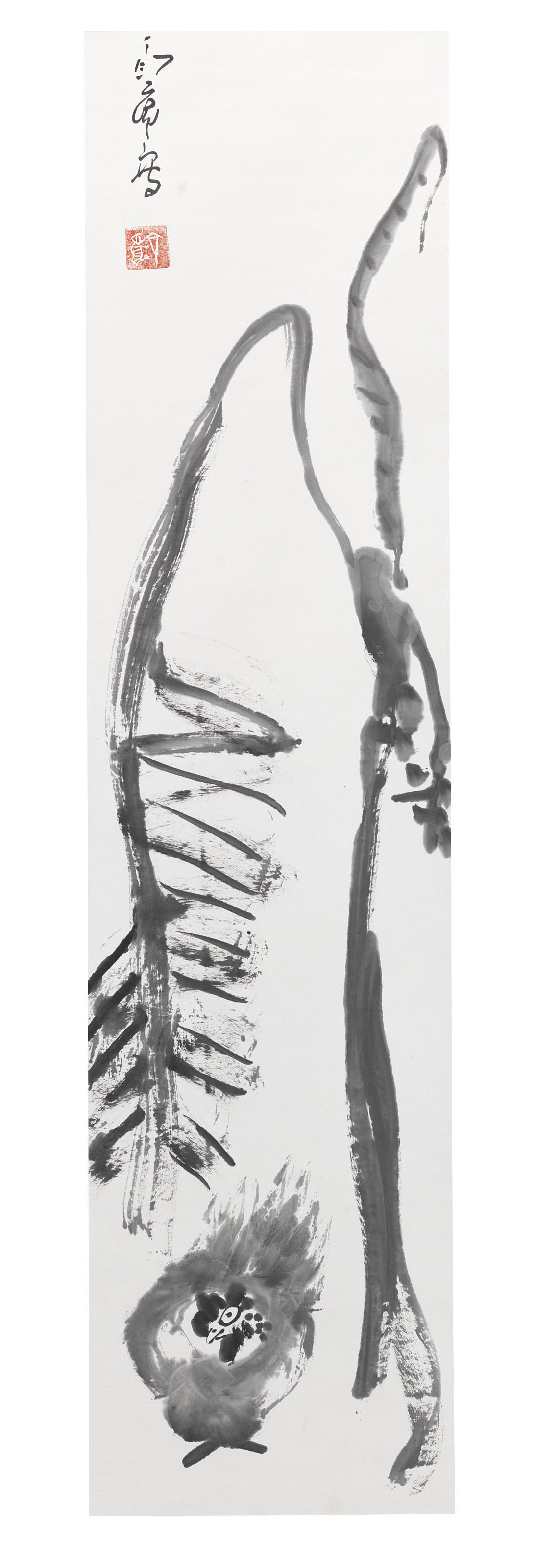 DING YANYONG (1902-1978), Chicken under Plantain | Christie’s