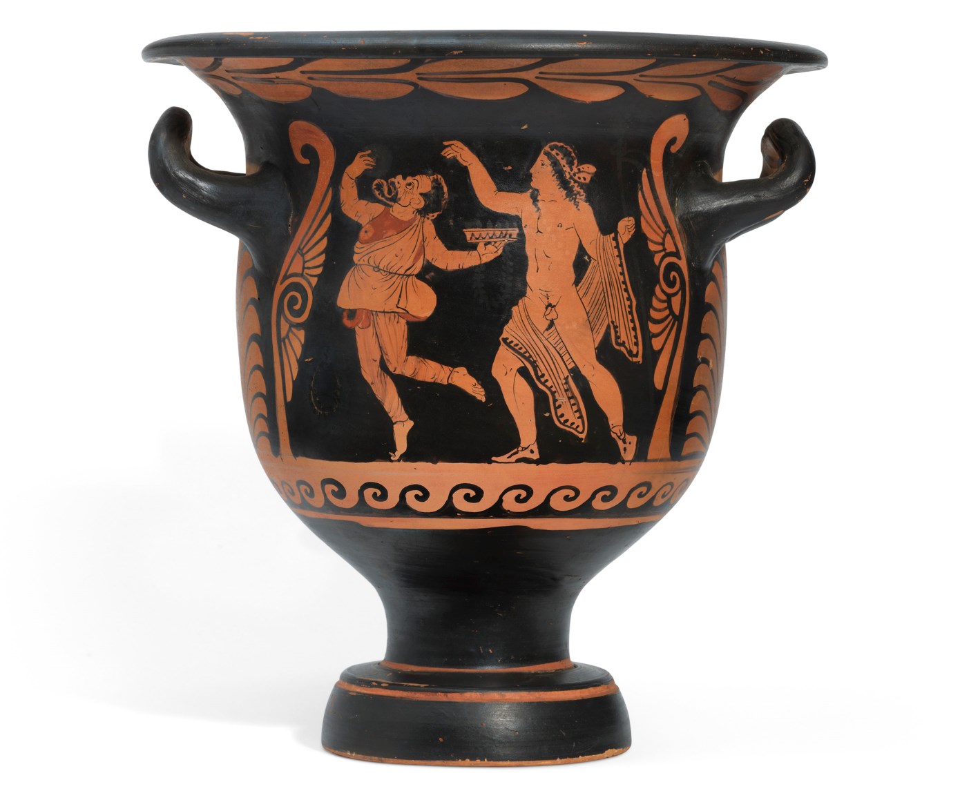A PAESTAN RED-FIGURED BELL-KRATER