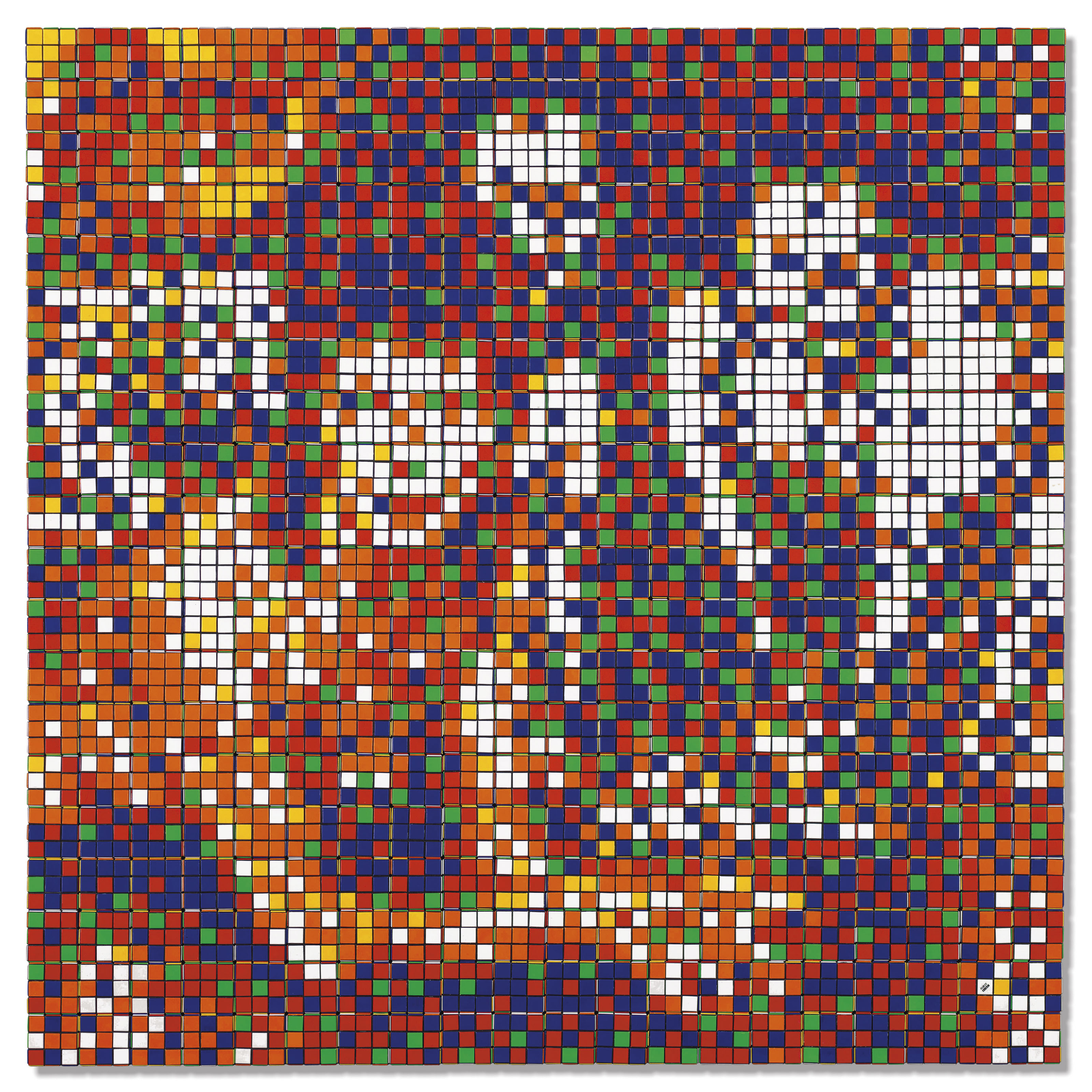 Invader (b. 1969), Rubik Diamond Dogs | Christie’s