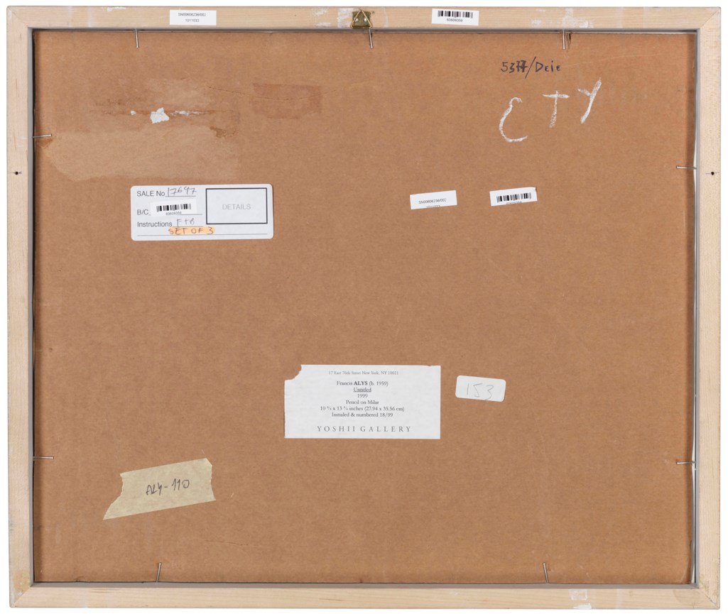 Francis Alÿs (b. 1959), each: Untitled | Christie’s