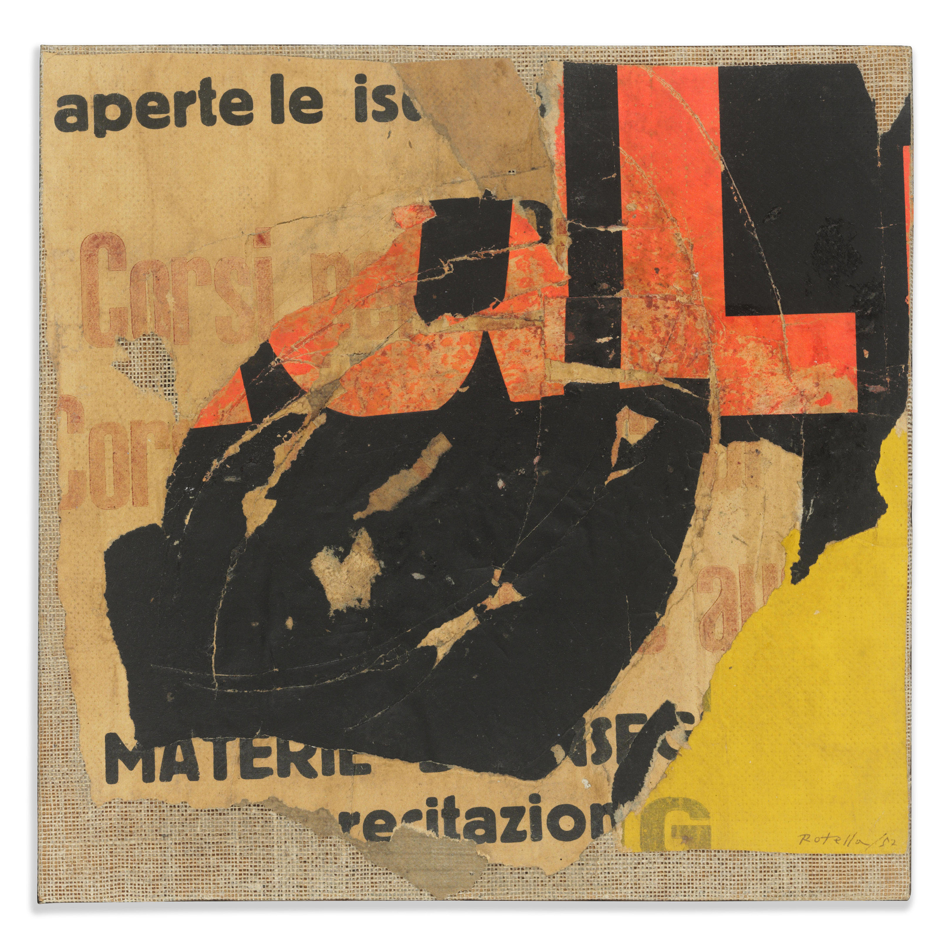 Mimmo Rotella (1918-2006), Corsi speciali | Christie’s