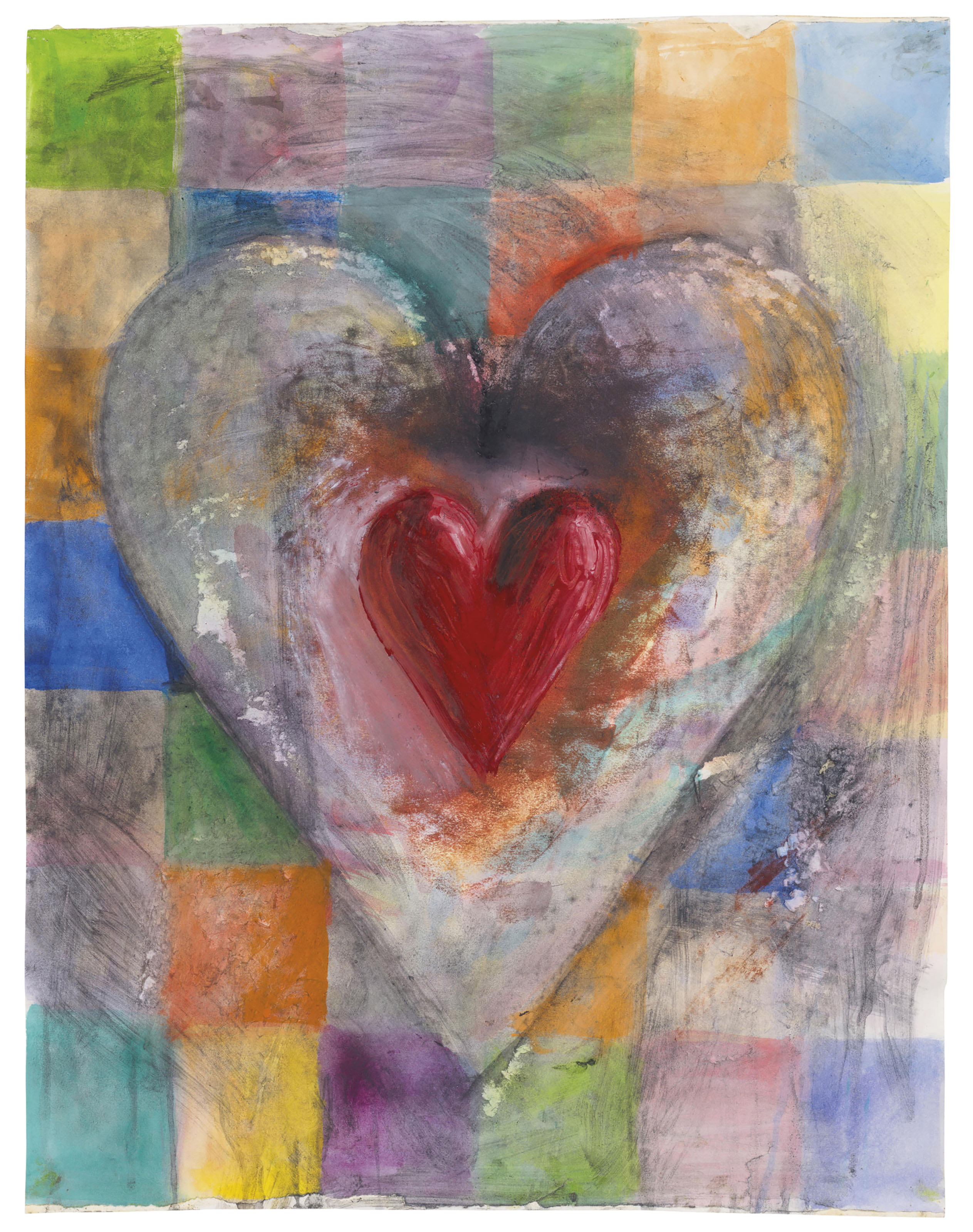 Jim Dine (b. 1935), Patched Heart #3 | Christie’s