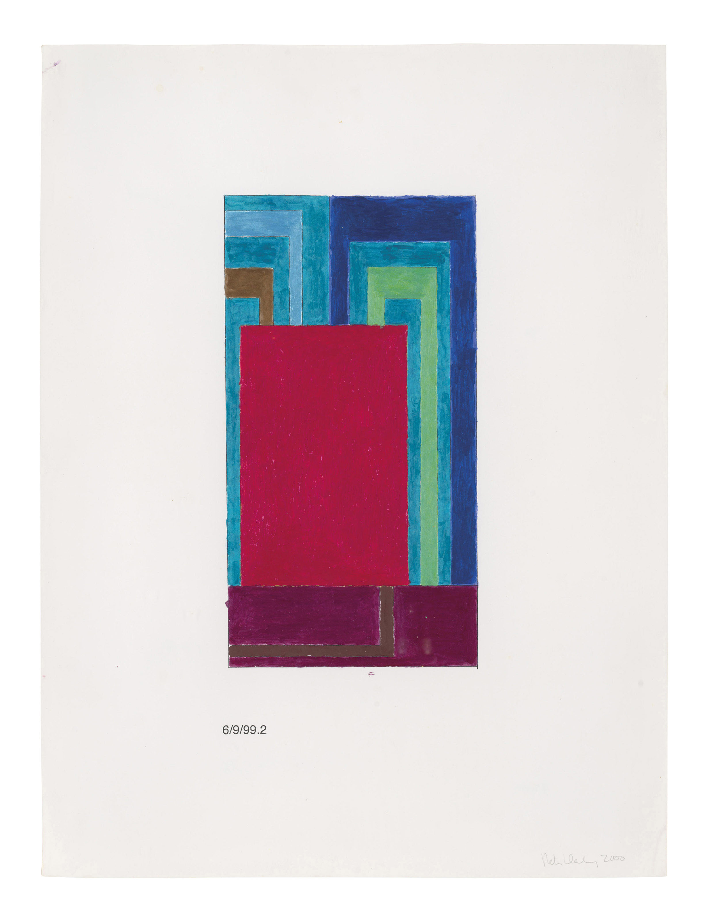 Peter Halley (b. 1953), Untitled (6/9/99.2) | Christie’s