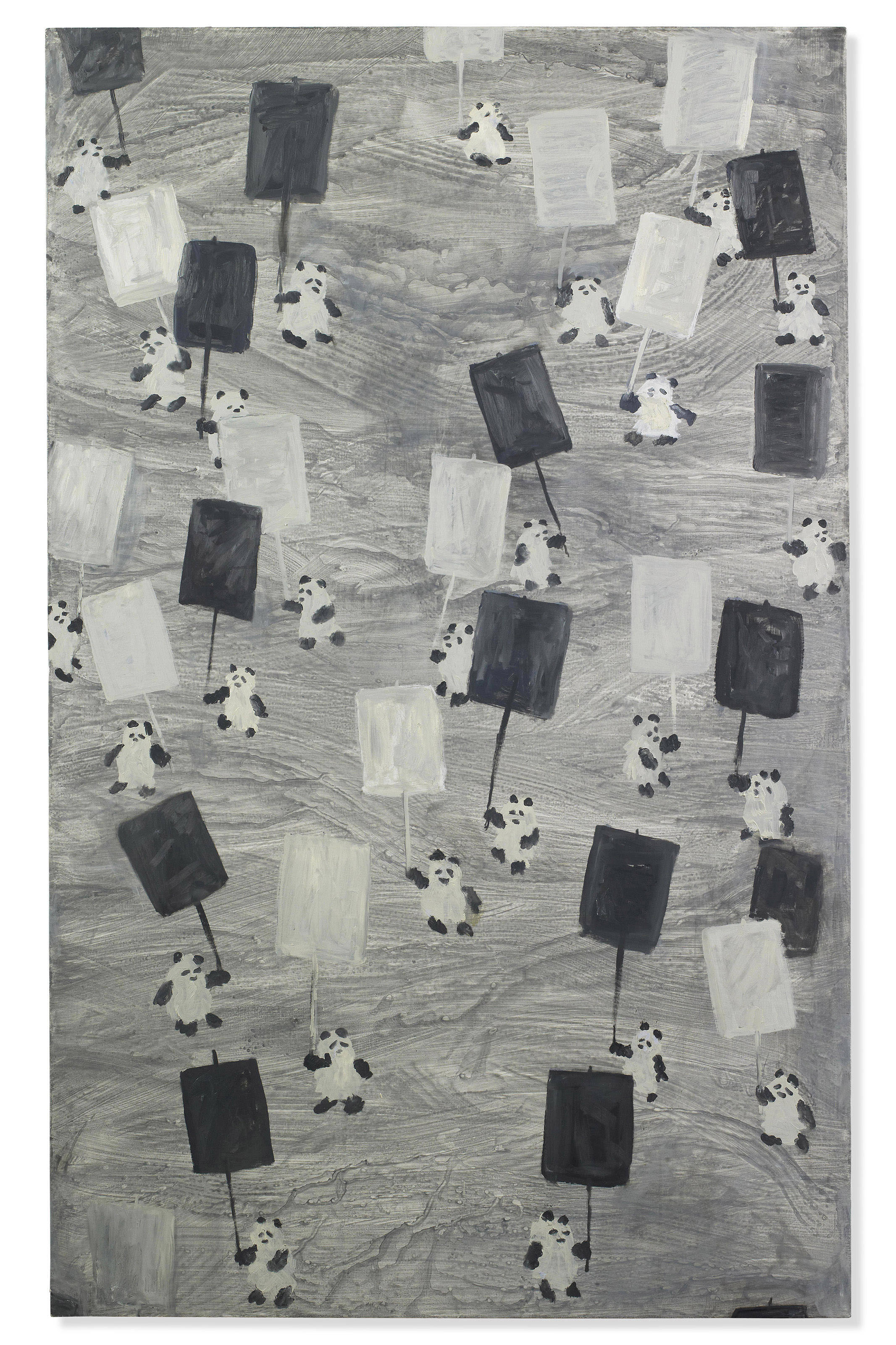 Scott Reeder (b. 1970), Panda Protest | Christie’s