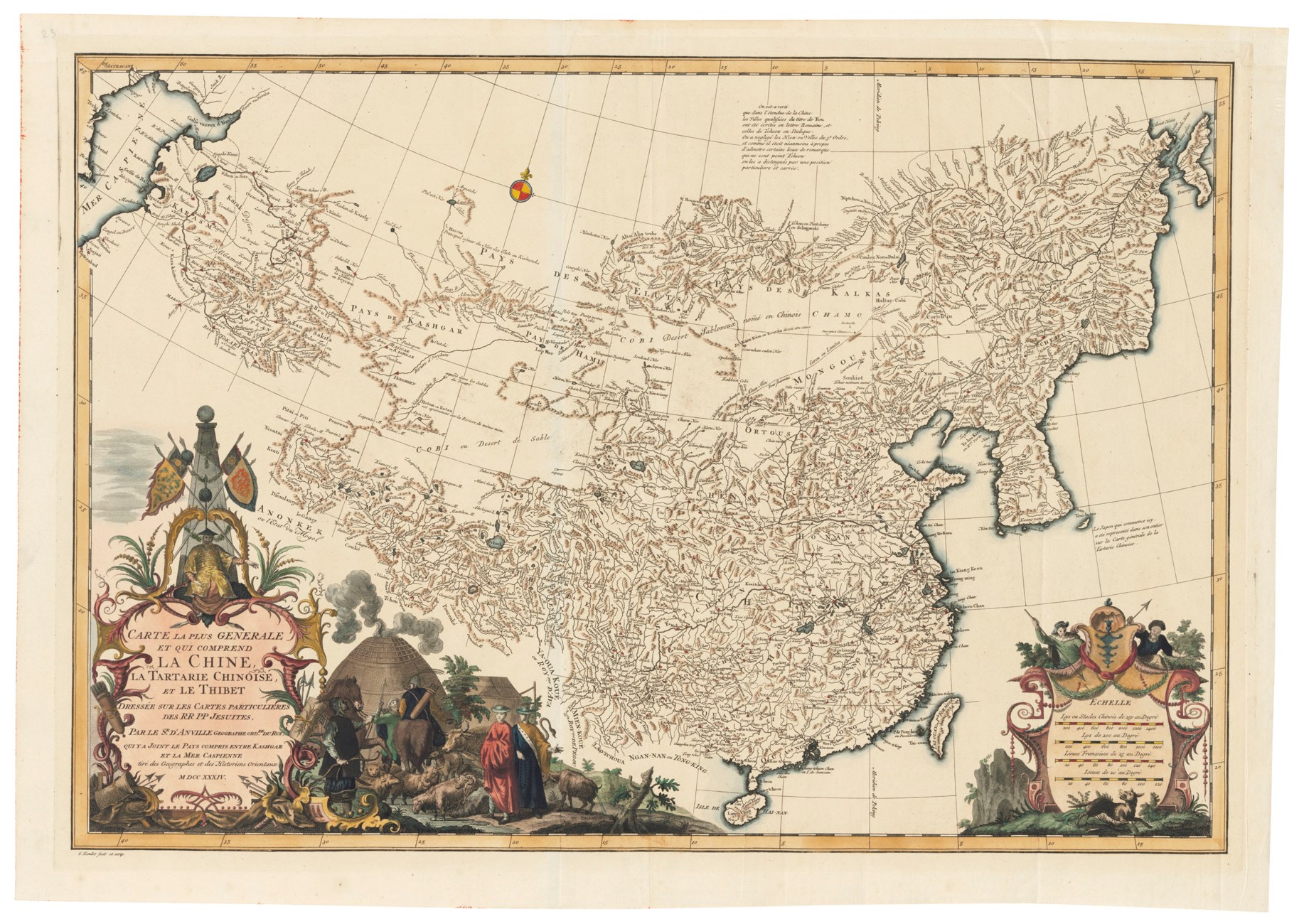 DU HALDE, Jean Baptiste (1674-1743) – ANVILLE, Jean Baptiste ...