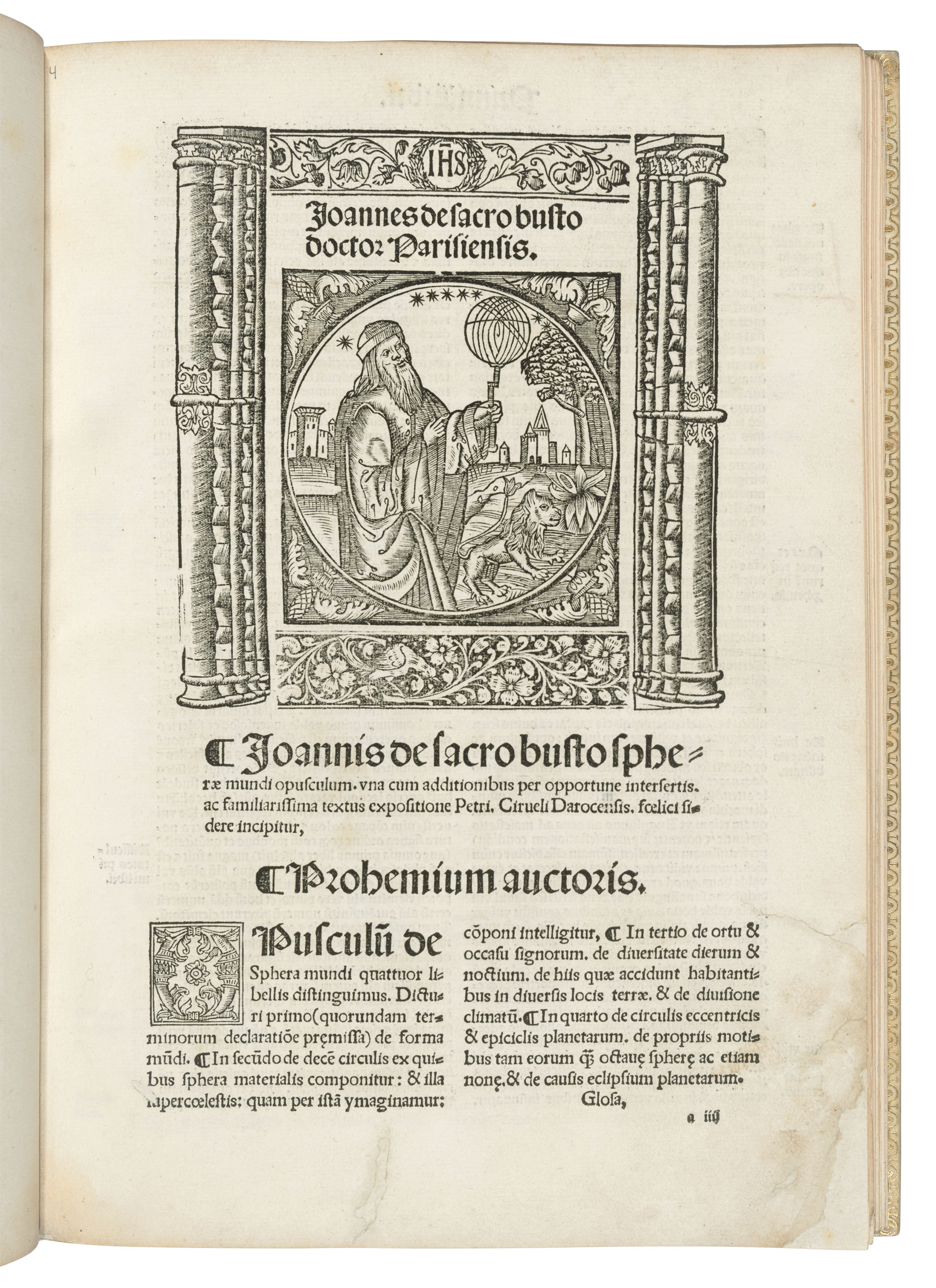 JOHANNES DE SACRO BOSCO. Sphaera mundi , edited and with commentary by ...