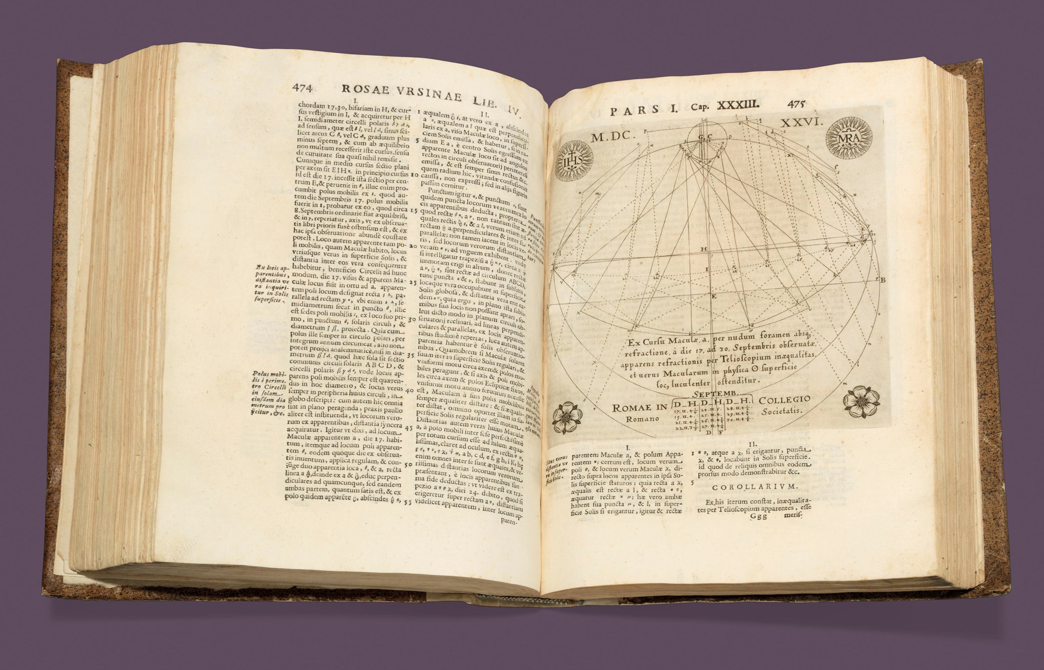 SCHEINER, Christoph (1573-1650). Rosa Ursina sive Sol ex admirando ...