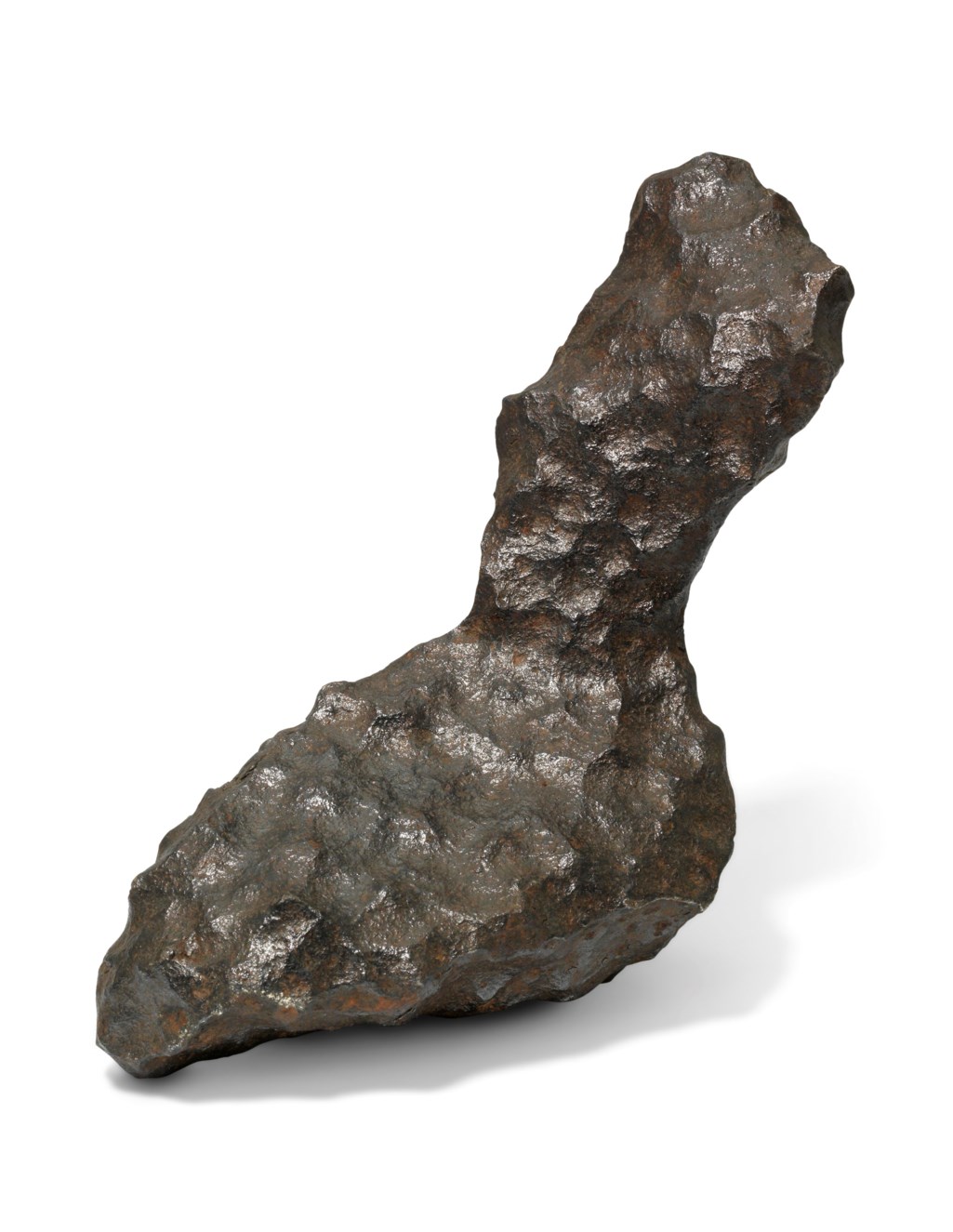 GIBEON METEORITE — NATURAL SCULPTURE FROM OUTER SPACE, Iron, fine ...