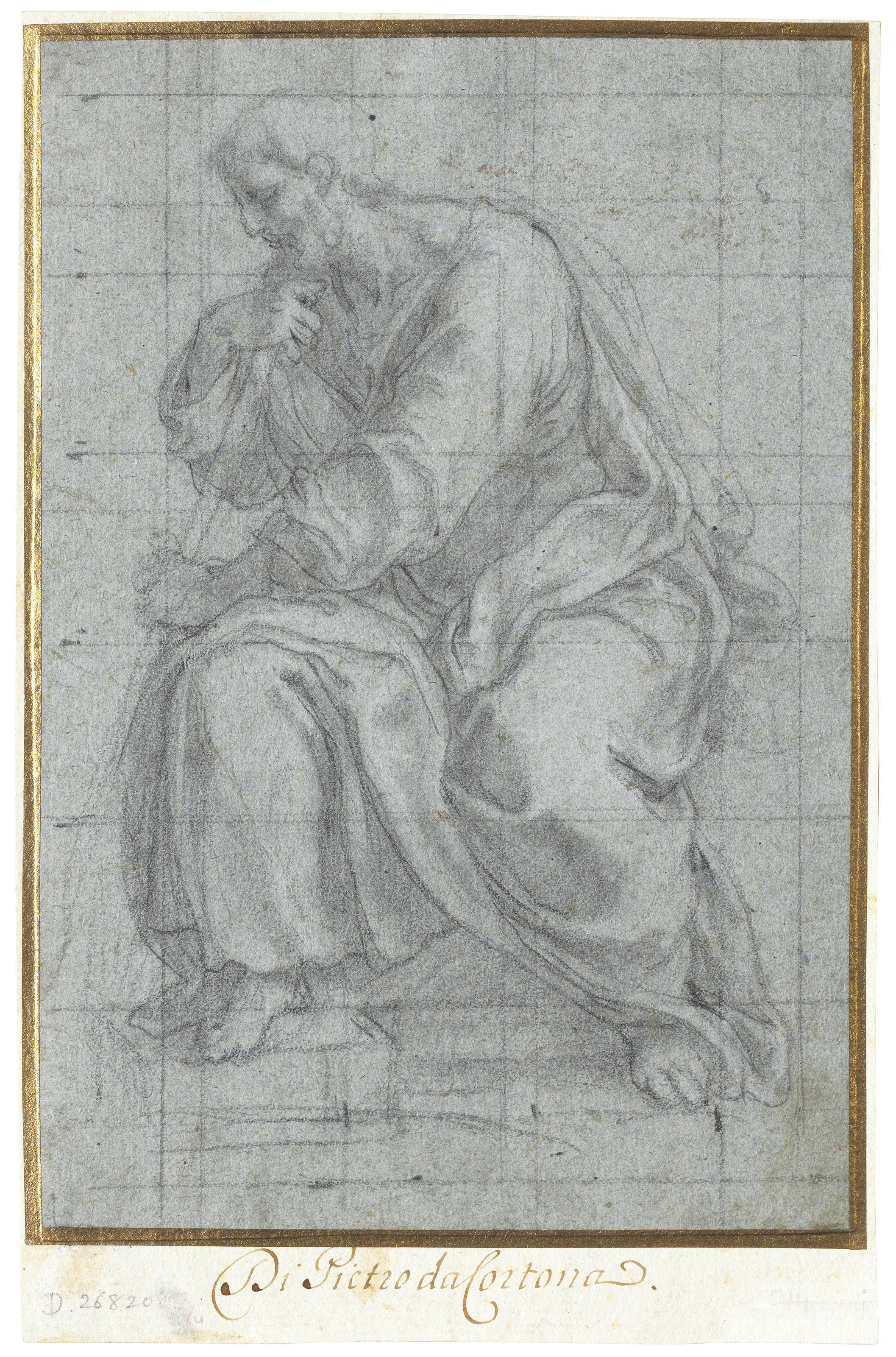 Florentine School, 17th century, Study of Saint Joseph seated | Christie’s