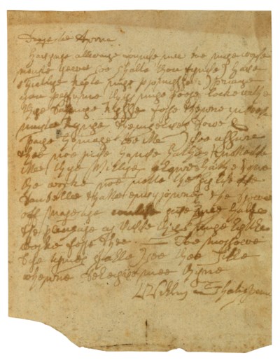 shakespeare handwriting