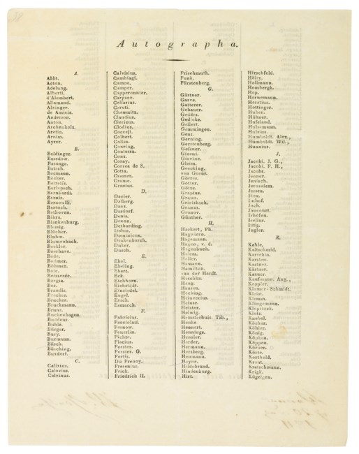 GOETHE, Johann Wolfgang von (1749-1832). Autographa. [Weimar: privately ...