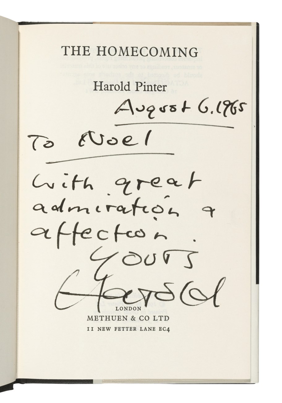 PINTER, Harold (1930-2008). The Homecoming. London: Methuen & Co Ltd ...