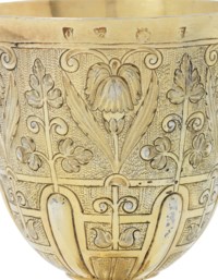 A JAMES I SILVER-GILT STEEPLE CUP, LONDON, 1611, MAKER'S MARK TF IN ...
