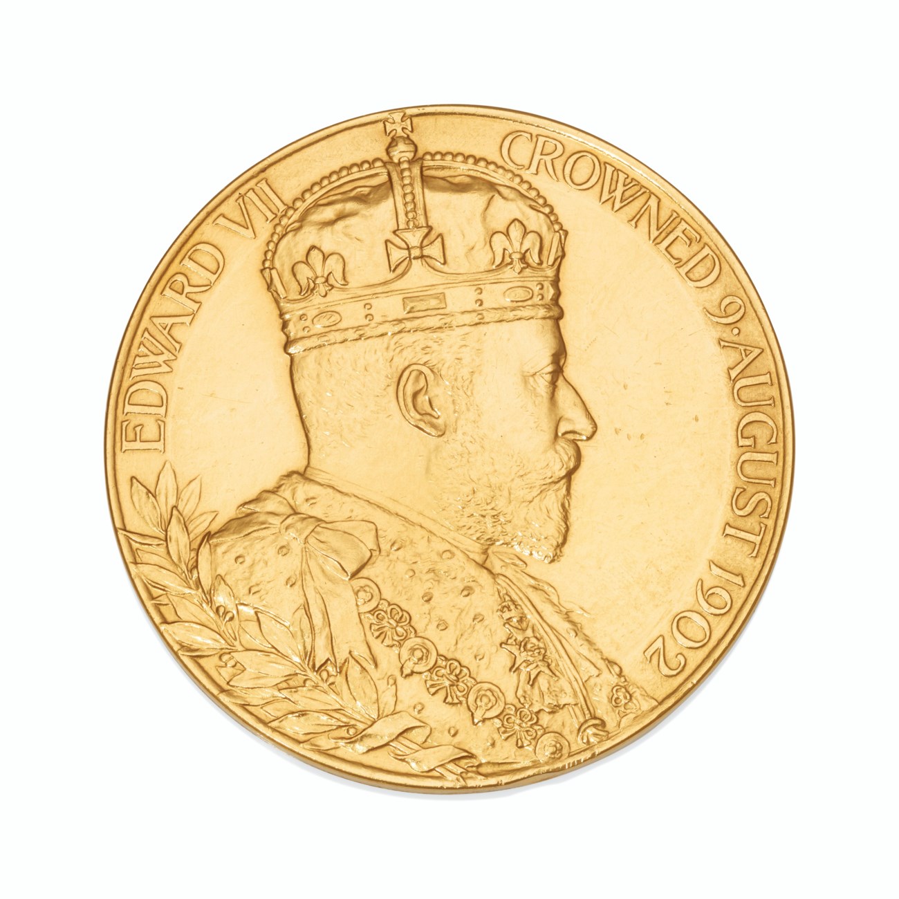 AN EDWARD VII GOLD CORONATION MEDALLION, LONDON, 1902 | Christie's