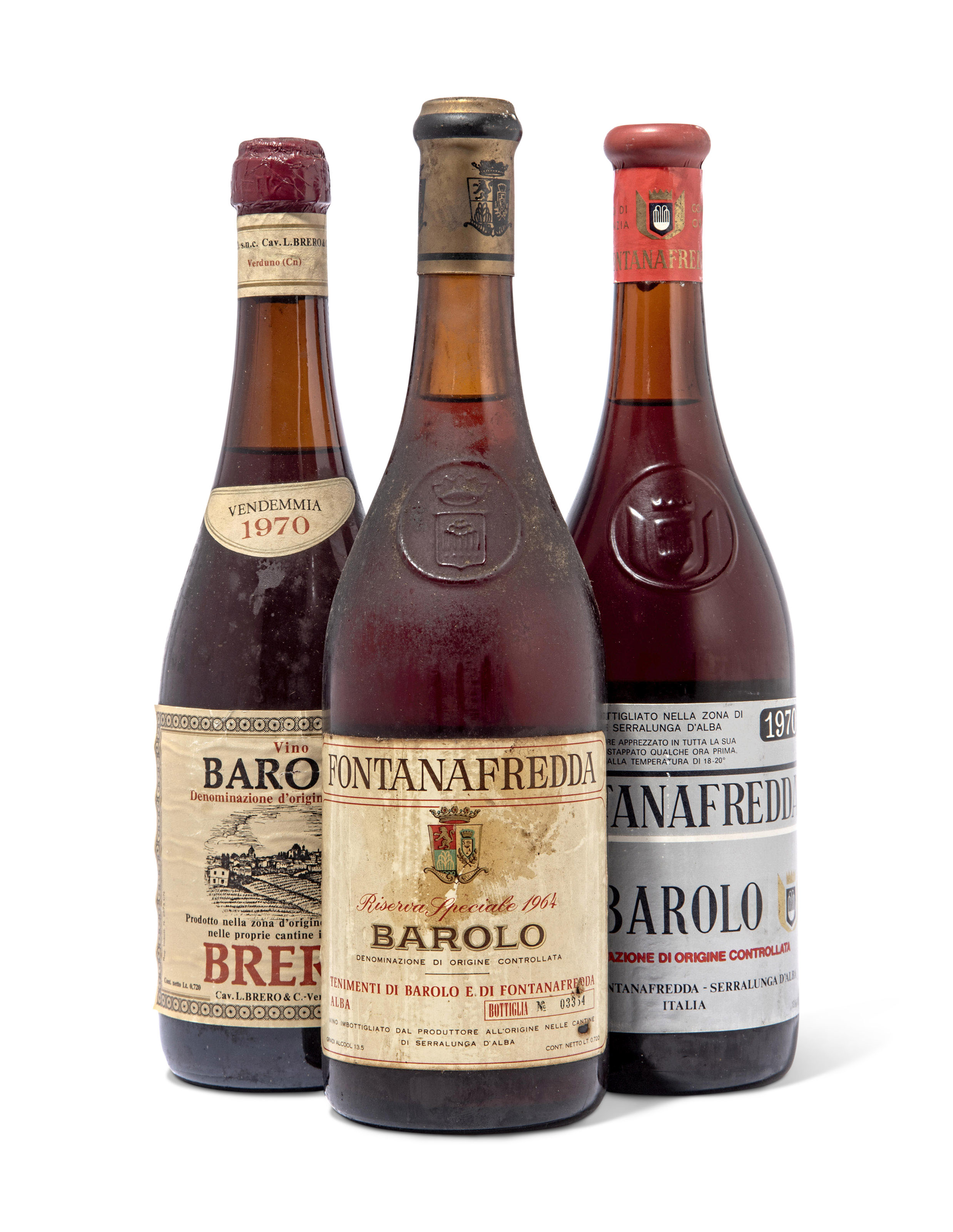 Mixed Barolo and Barbaresco, Fontanafredda, Barolo Riserva Speciale ...