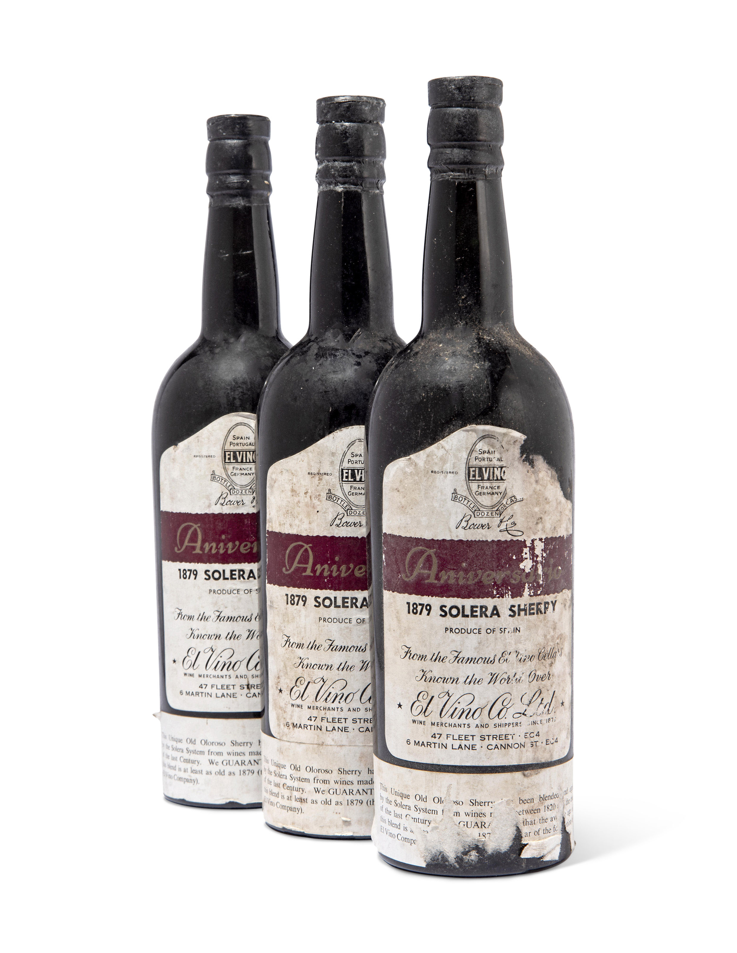 El Vino Co Ltd, Solera Sherry Aniversario 1879, Sherry | Christie’s