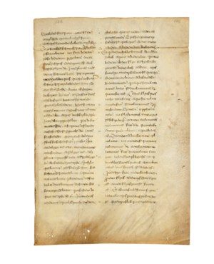 ST AUGUSTINE, Tractatus in Iohannem, in Latin, manuscript on vellum ...