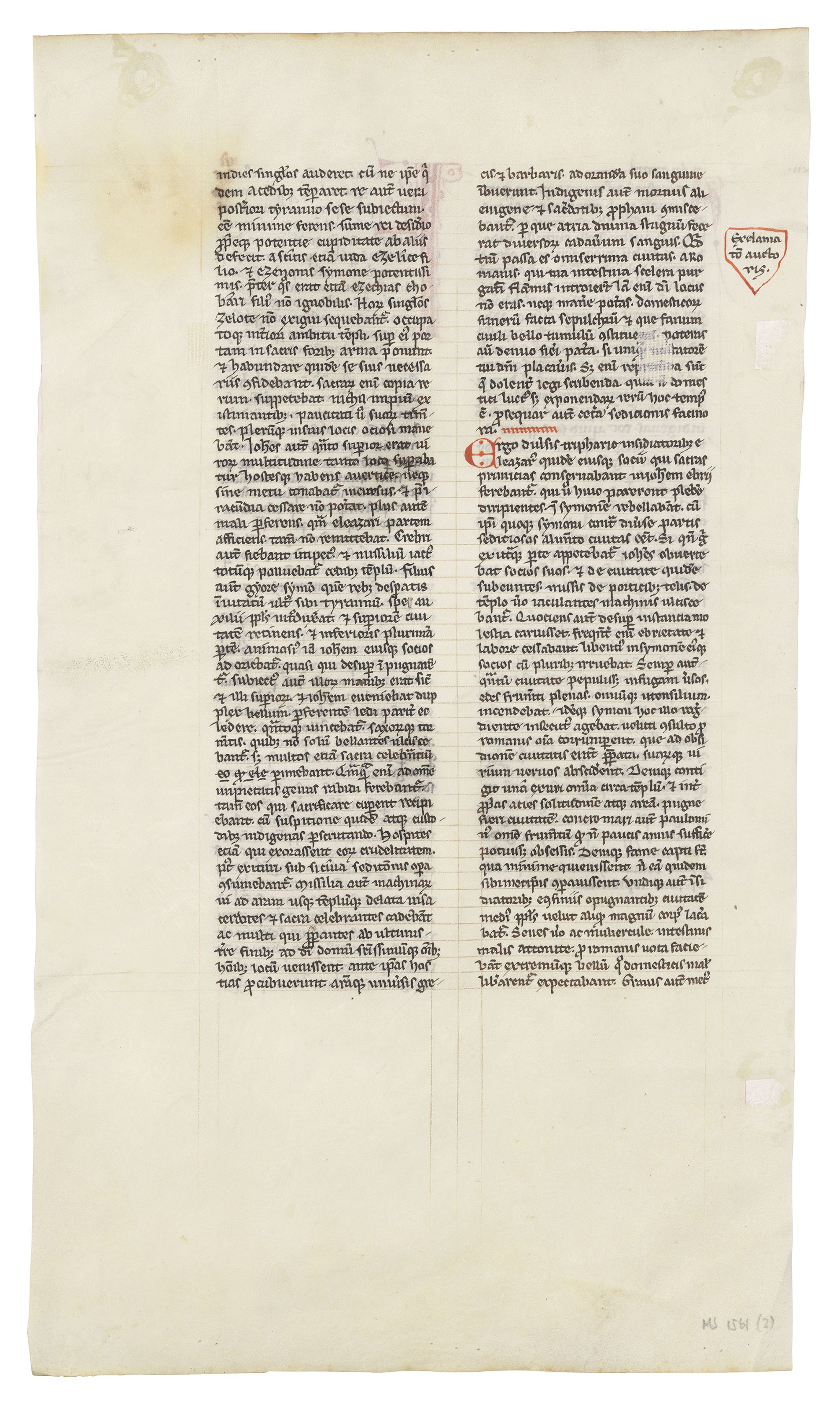 TITUS FLAVIUS JOSEPHUS (37-100), The Jewish War, in the Latin ...